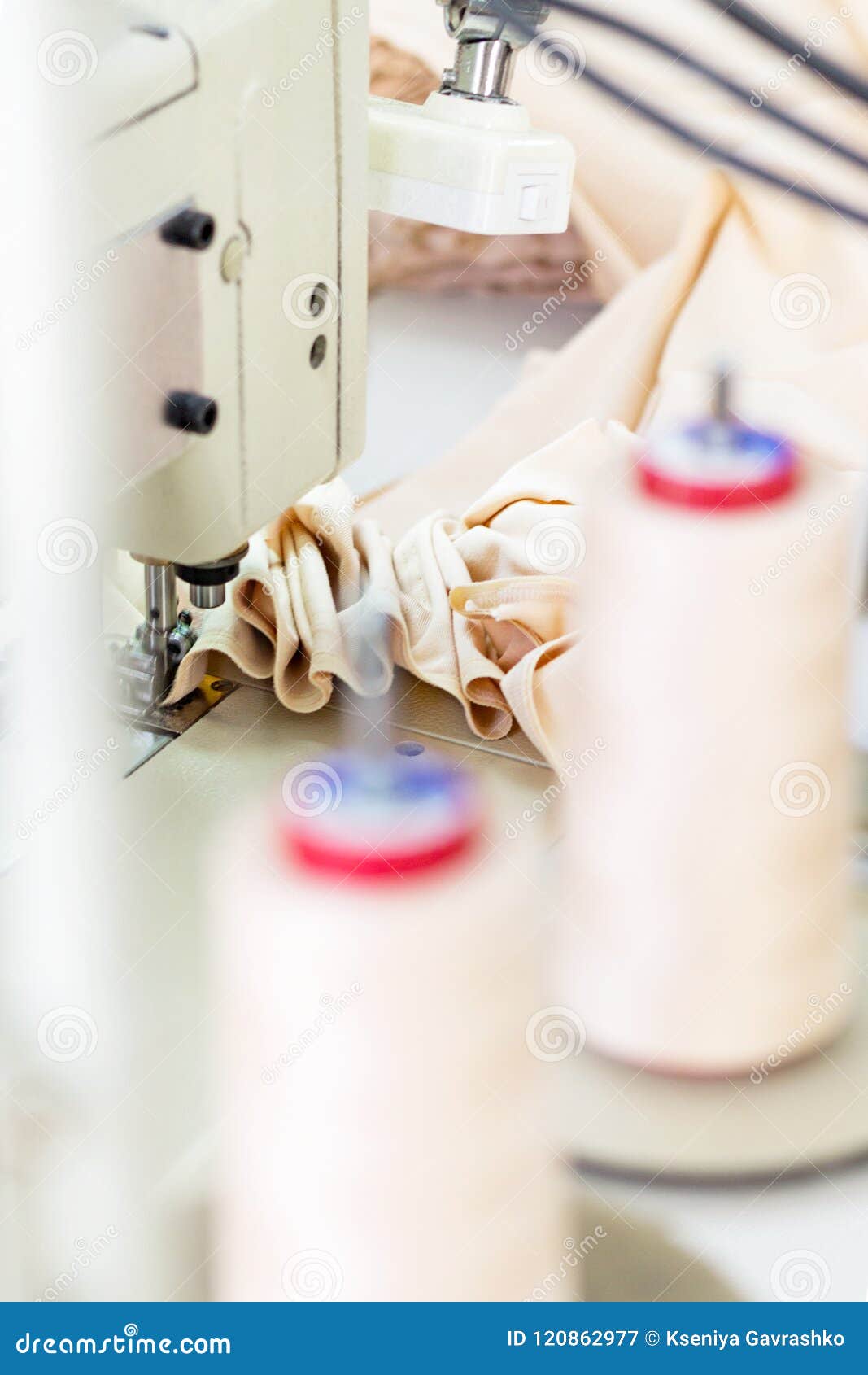 Still Life with Sewing Machine. Tailoring Concept Stock Image - Image ...