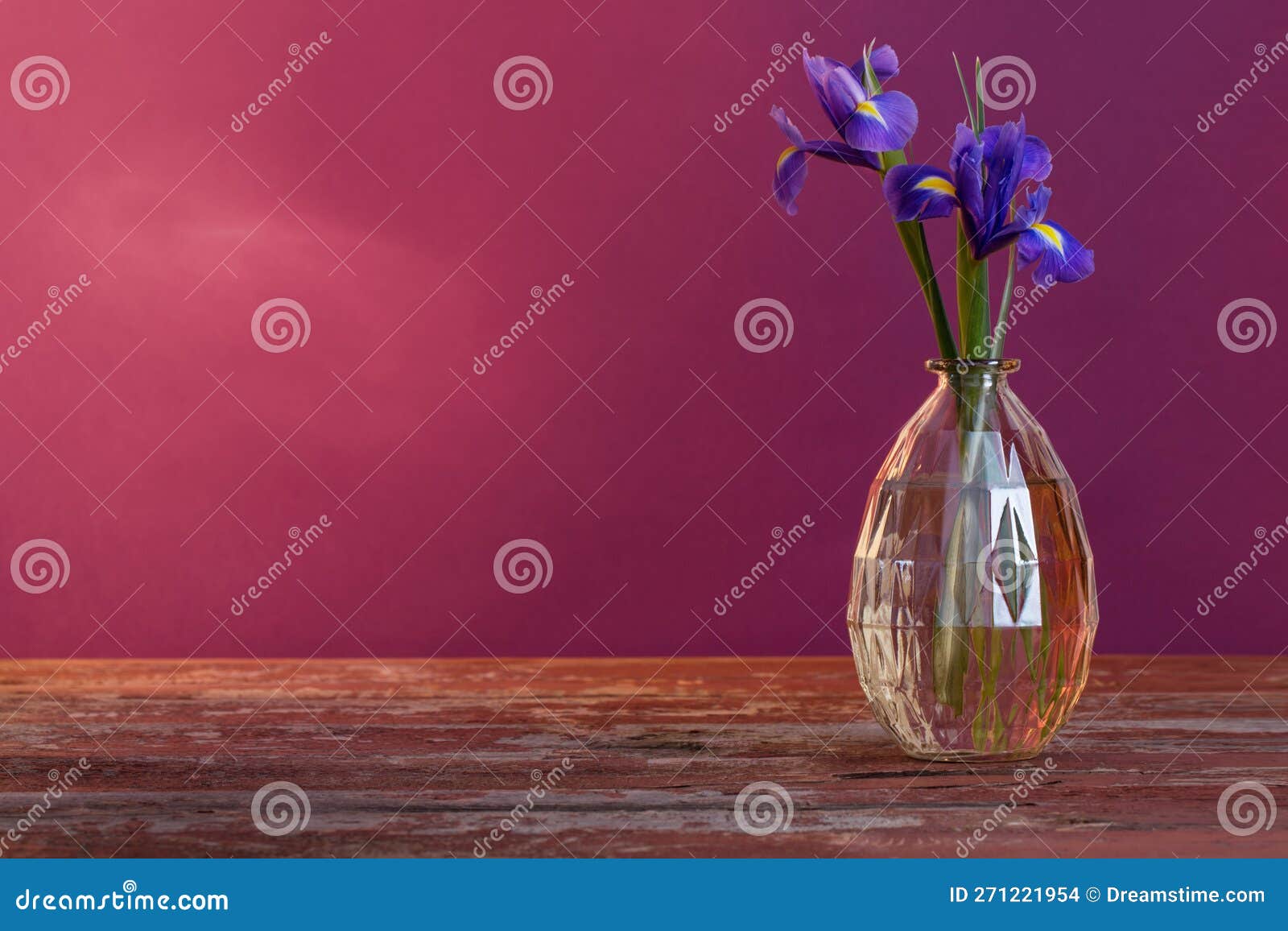Still Life with Spring Floweras in Vase Stock Photo - Image of ...