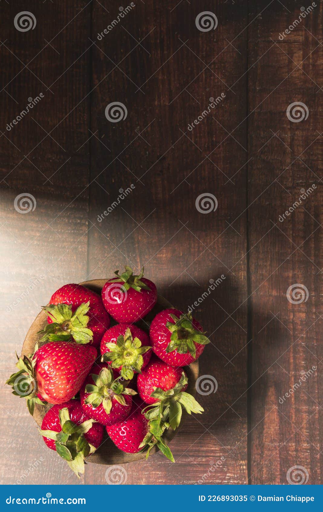 Still Life of Strawberries with Natural Light Stock Image - Image of ...
