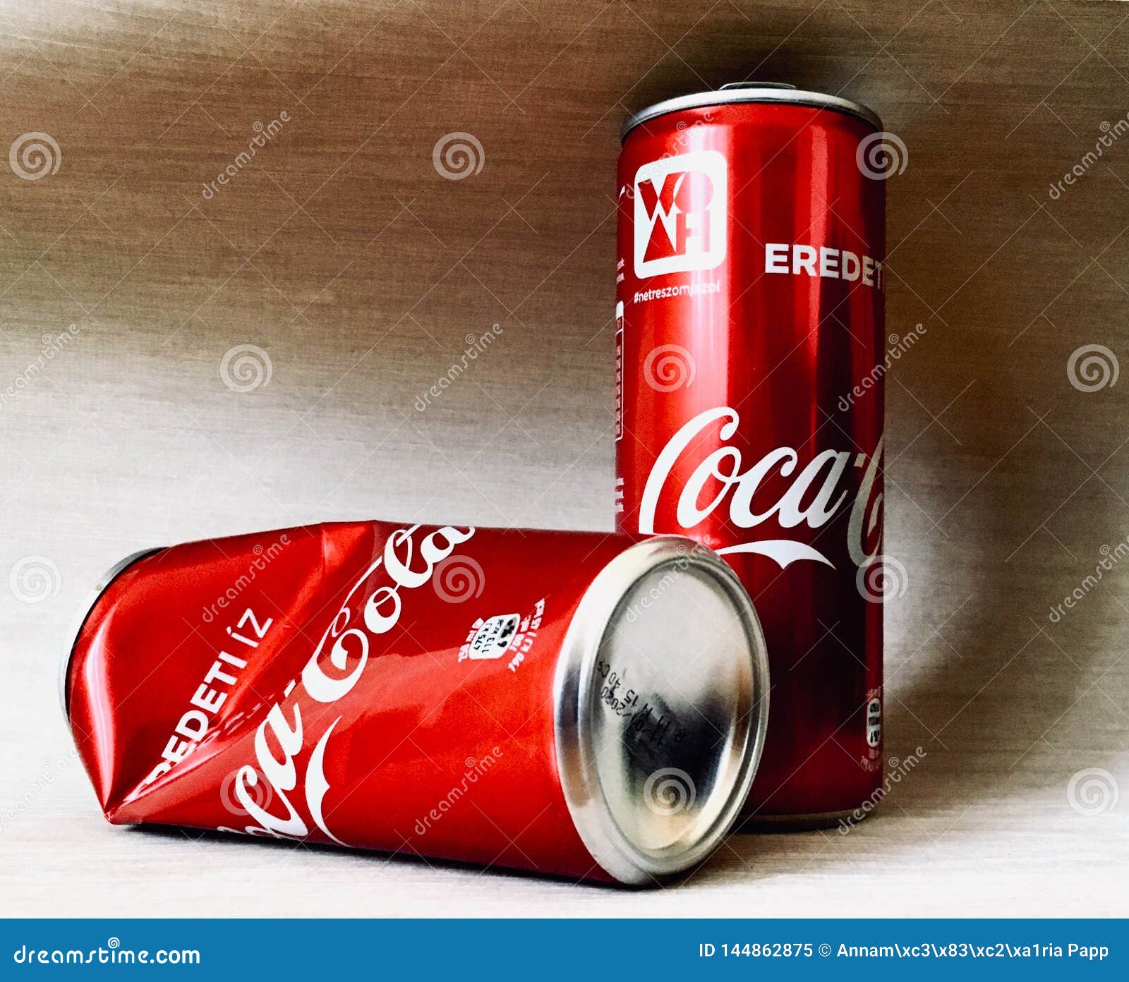 Still Life with Two Can of Coca-Cola Editorial Image - Image of colored ...