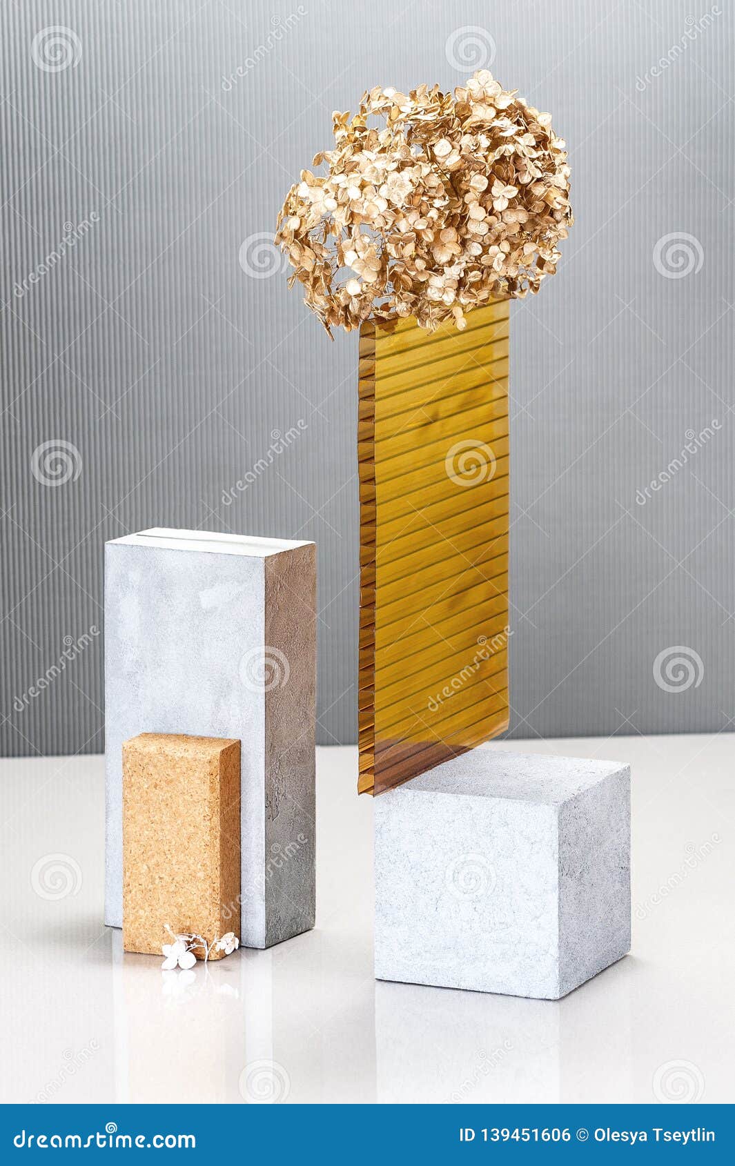 Still Life Using Concrete Blocks, Textural Building Elements and a ...