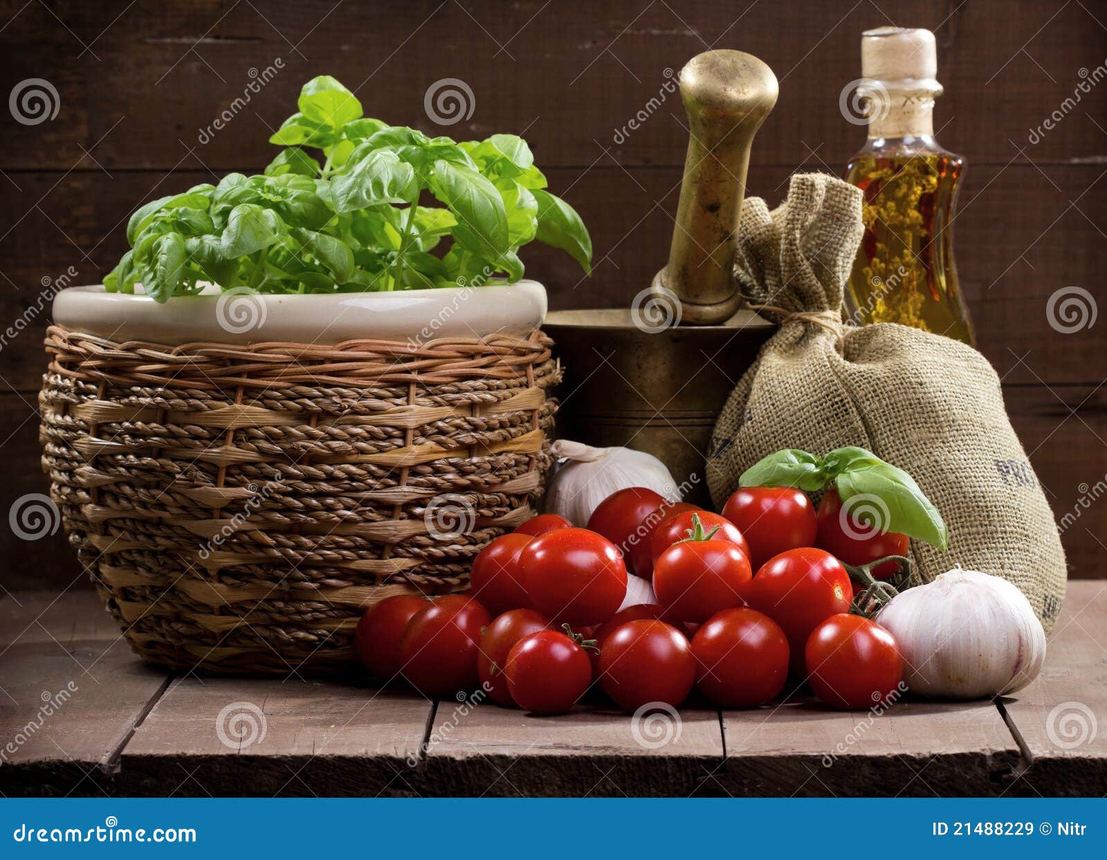 Still life with vegetables stock image. Image of basil - 21488229