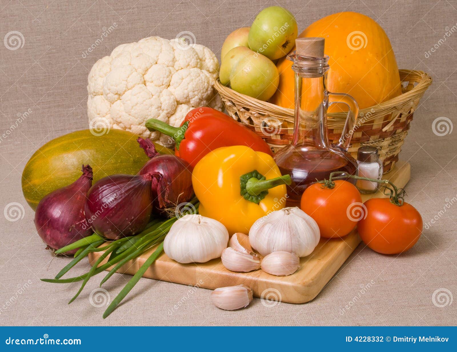 Still-life with vegetables stock photo. Image of vegetarian - 4228332