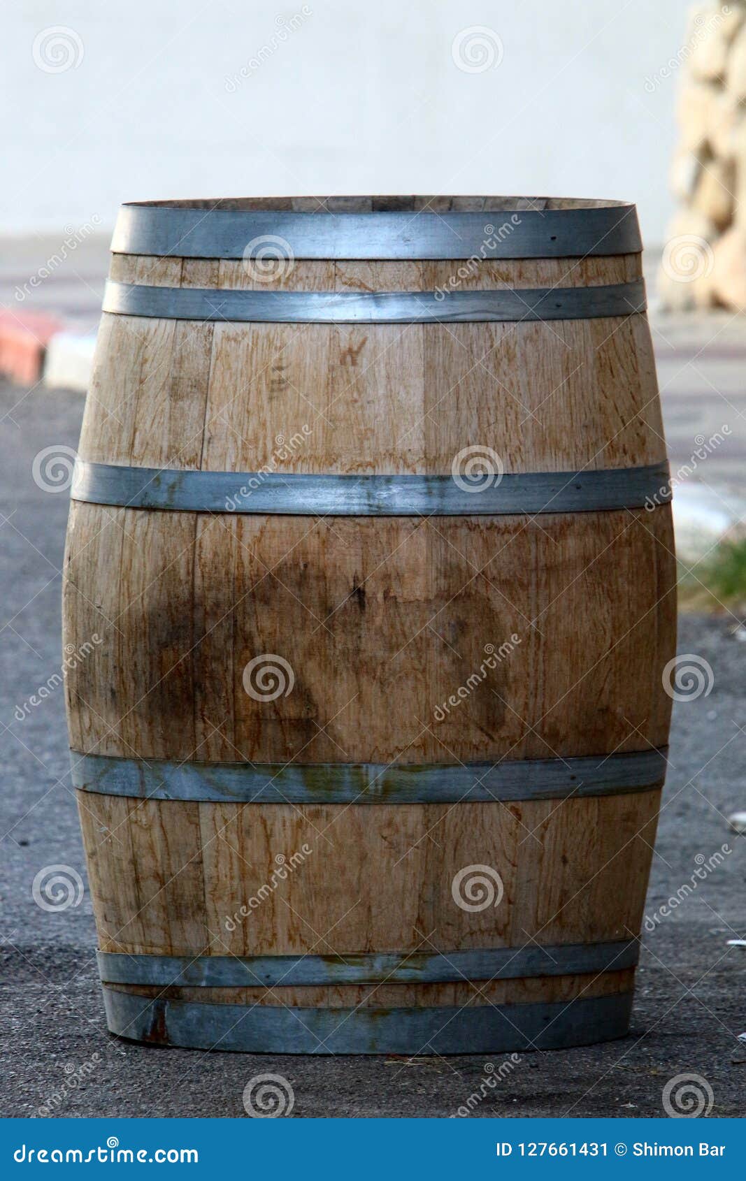 Still Life with a Water Barrel Stock Image - Image of texture, city ...