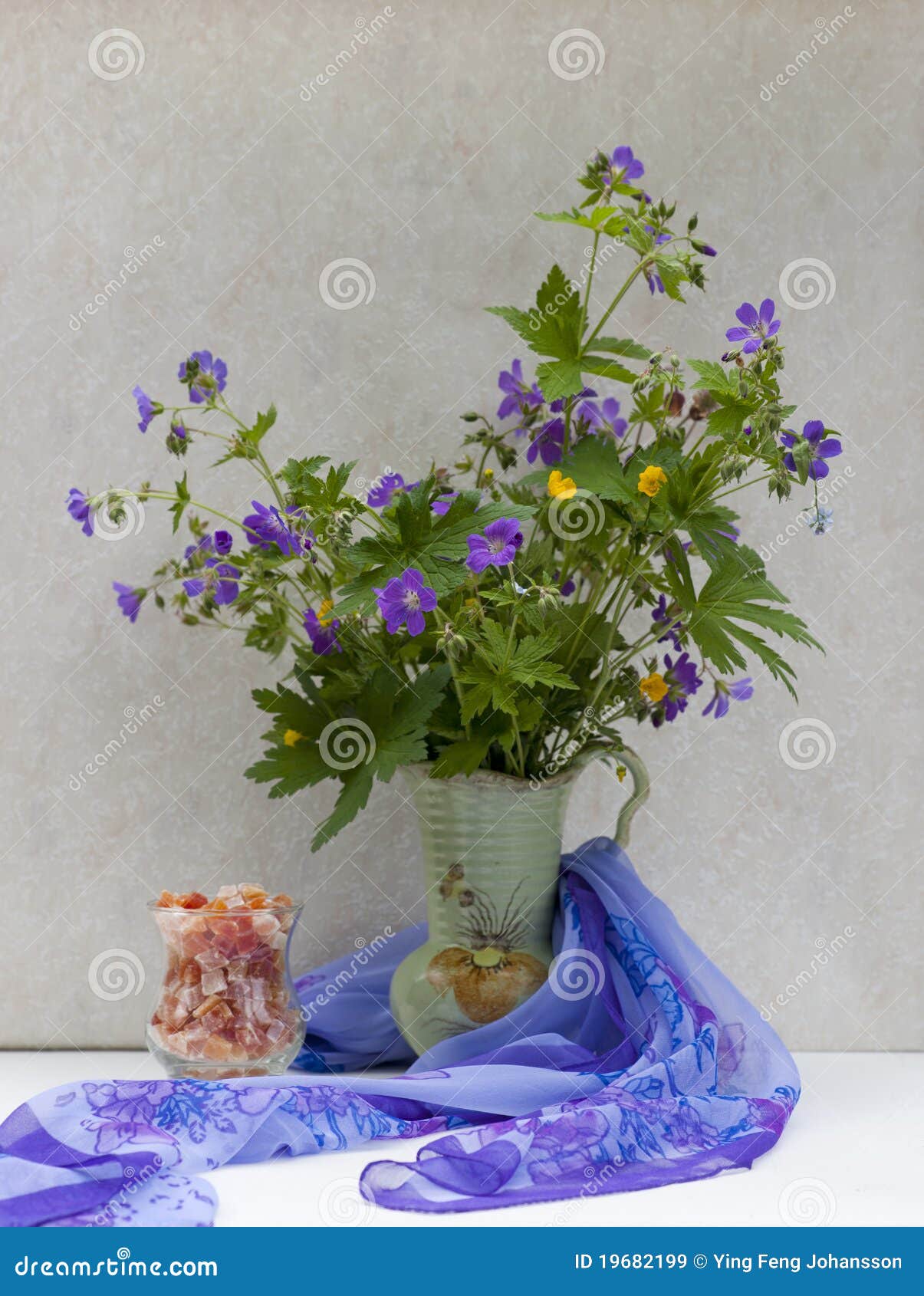 Still Life with Wild Spring Flowers Stock Image - Image of flowers ...