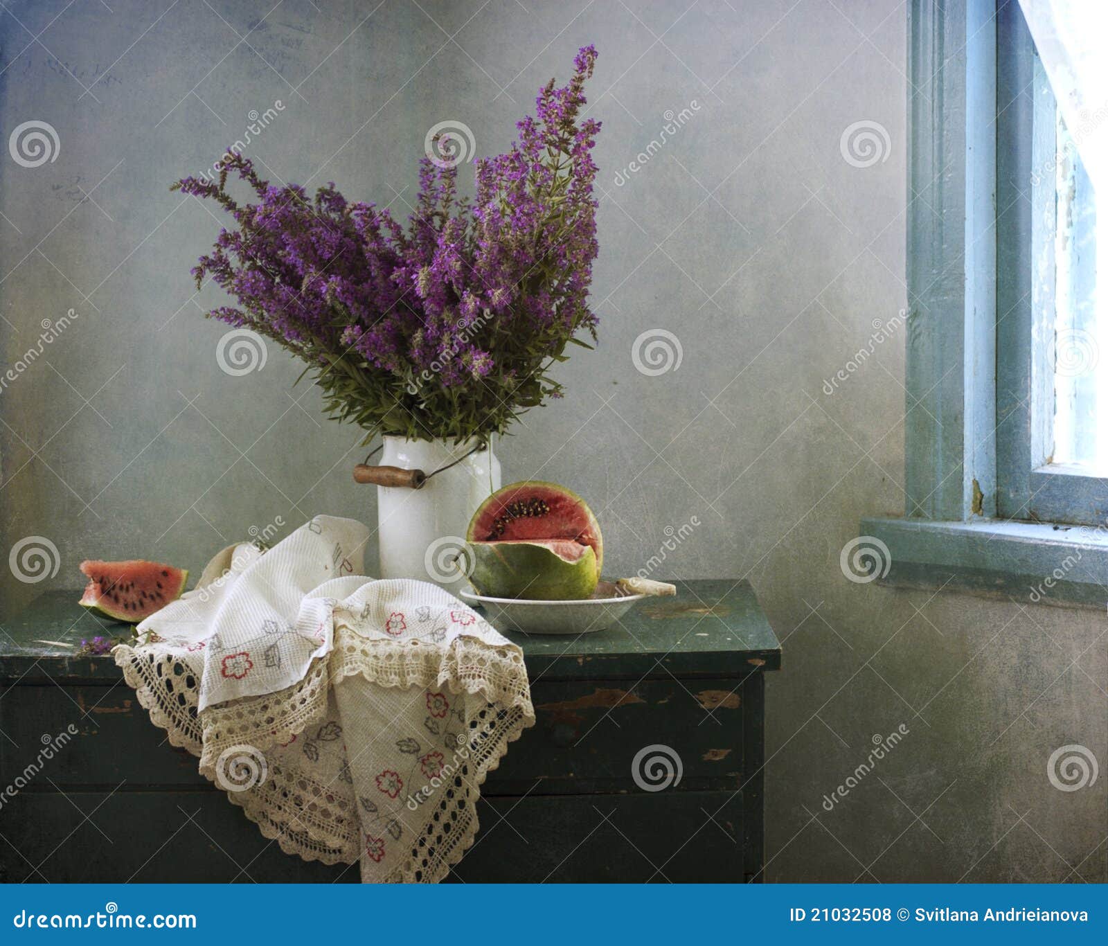Still life at a window stock photo. Image of bouquet - 21032508