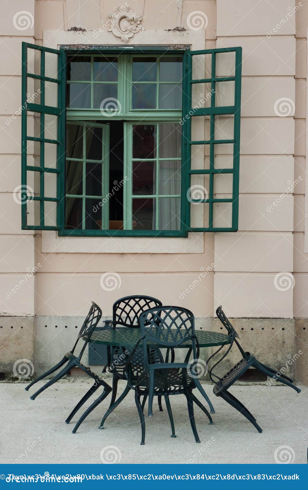 Still life with window. stock image. Image of shutter - 136879005