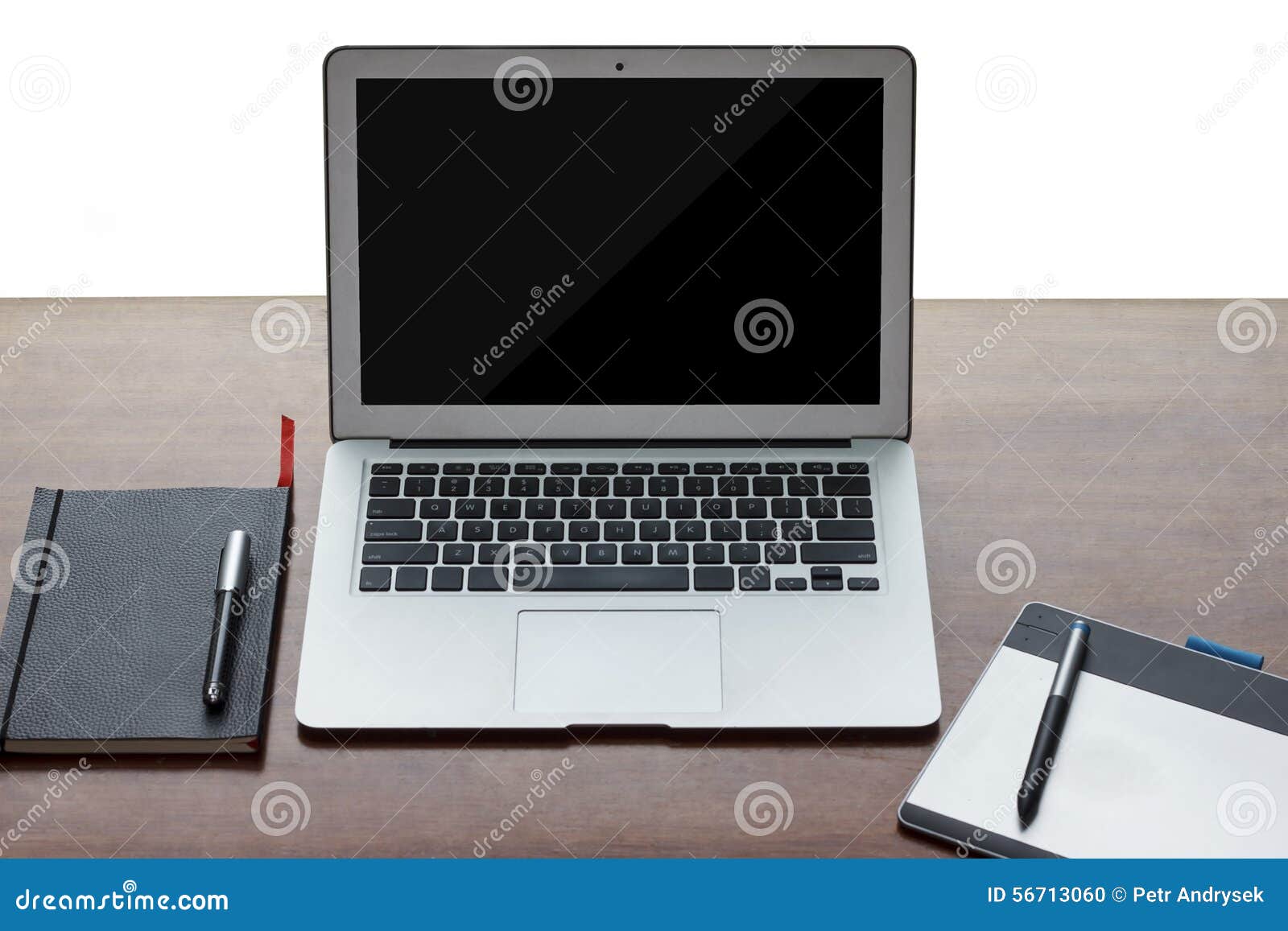 Still Life of Working Desk with Electronics Stock Photo - Image of ...