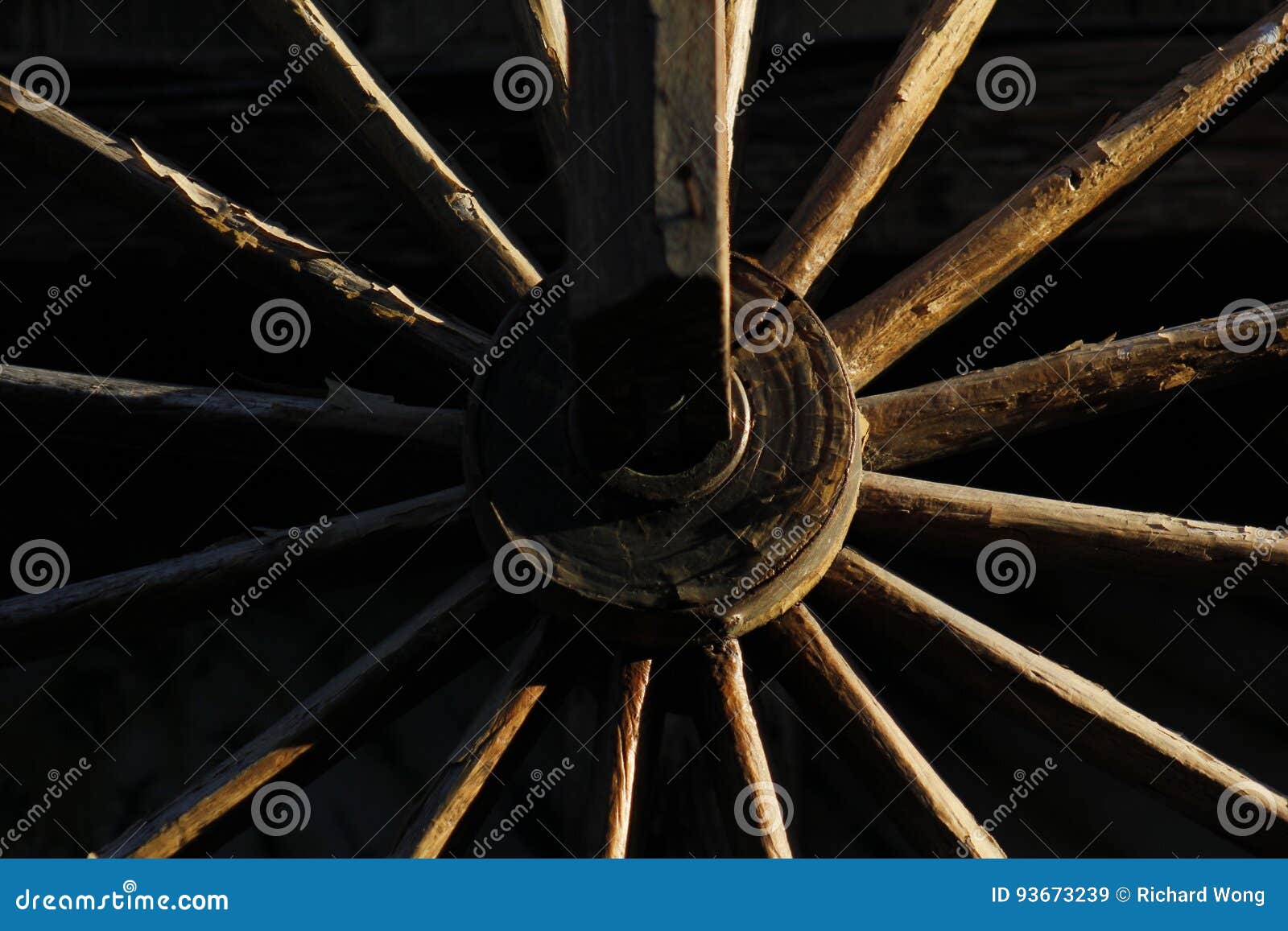 Still Objects Being Constructed with Wooden Wheel Stock Image - Image ...