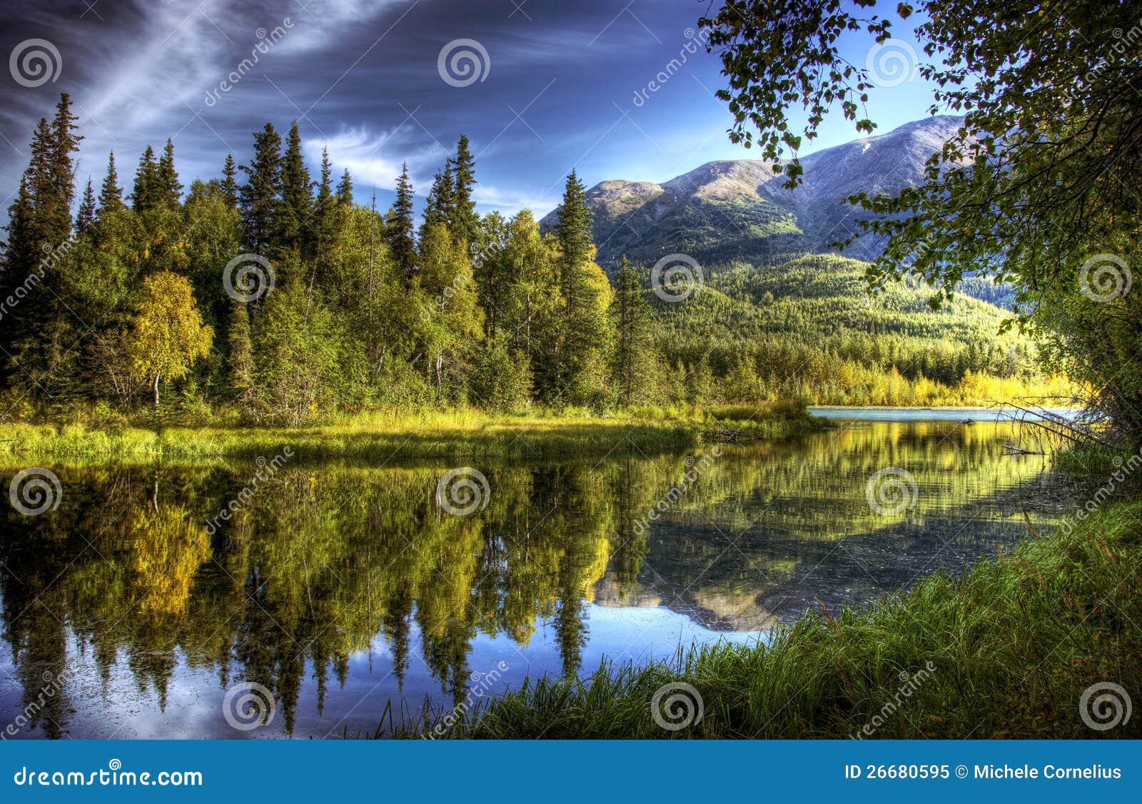 Still Waters in Fall stock image. Image of peaceful, nature - 26680595
