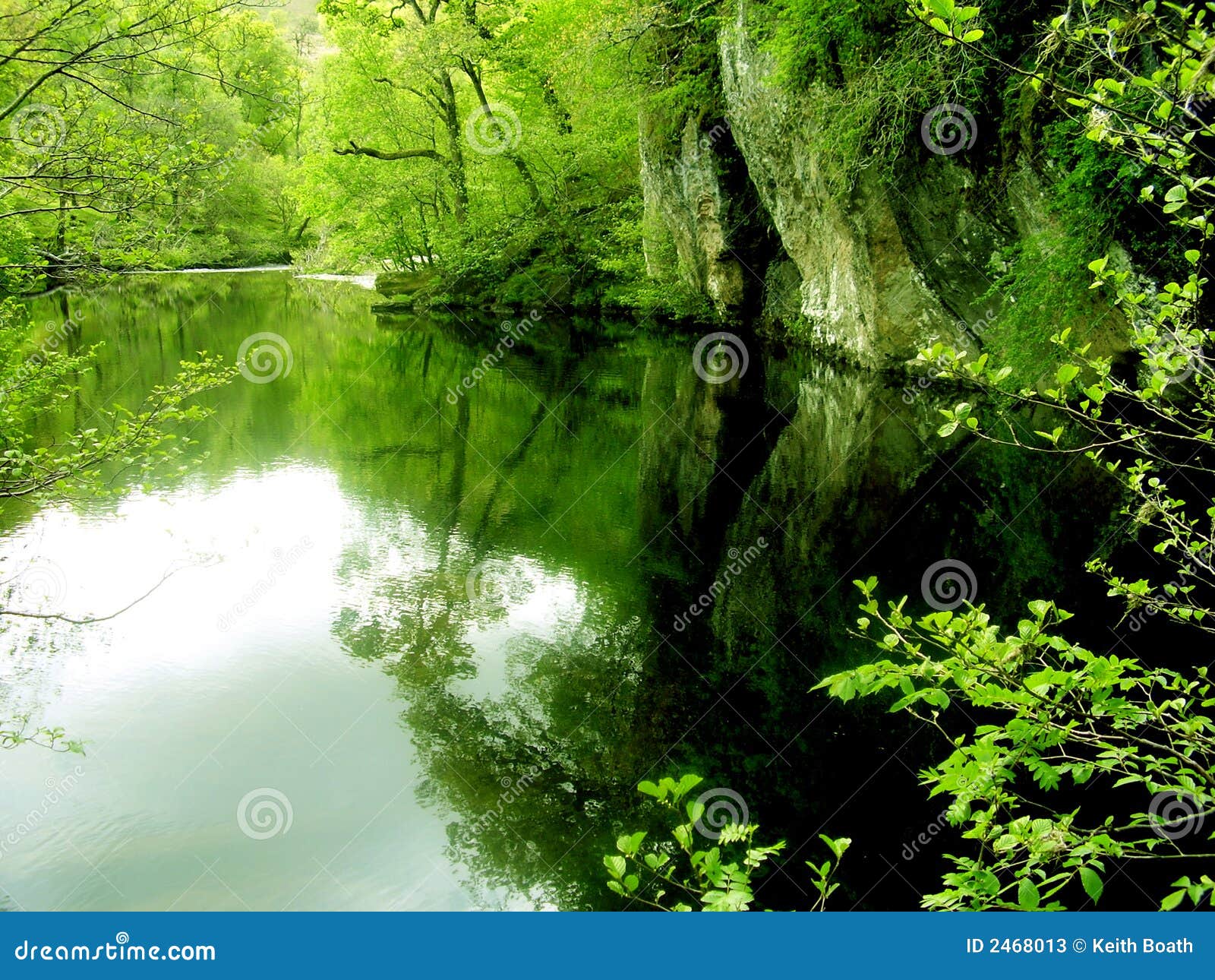 Still Waters Run Deep stock image. Image of reflection - 2468013