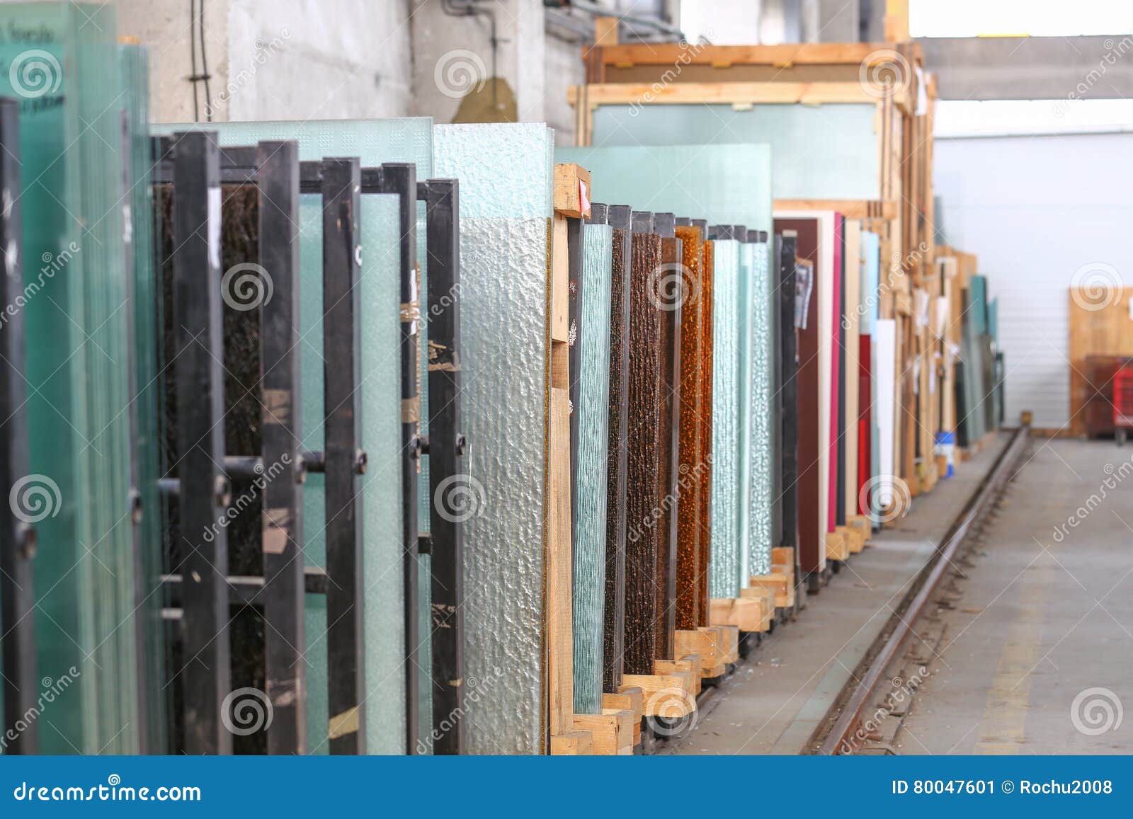 Stillage with glass stock image. Image of facilities - 80047601