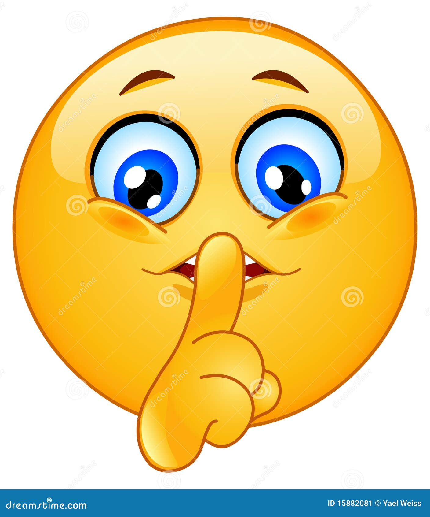 Stille Emoticon vektor abbildung. Illustration von markierung - 15882081