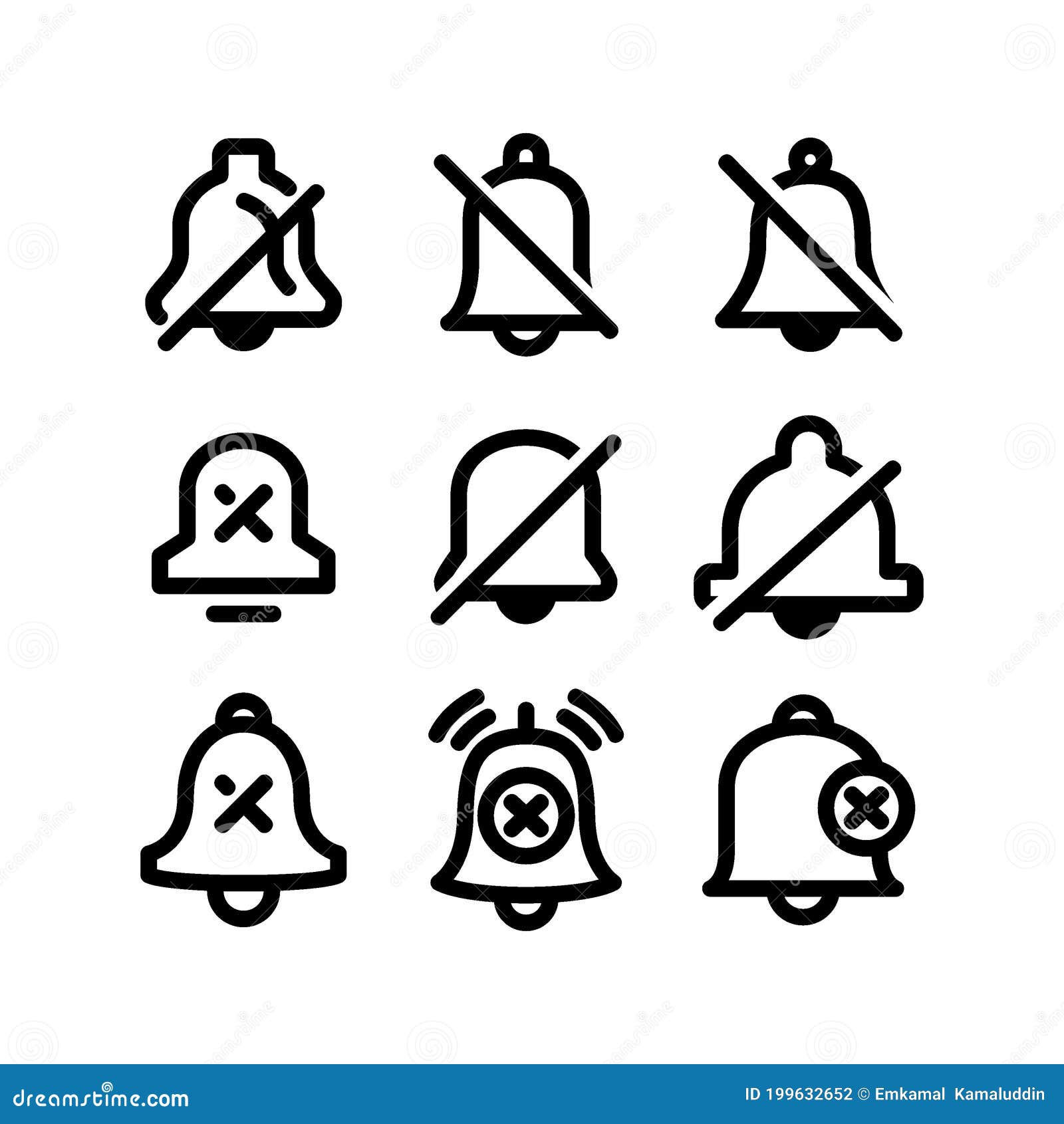 Stille Symbol Oder Logo Isolierte Zeichensymbolvektorillustration ...