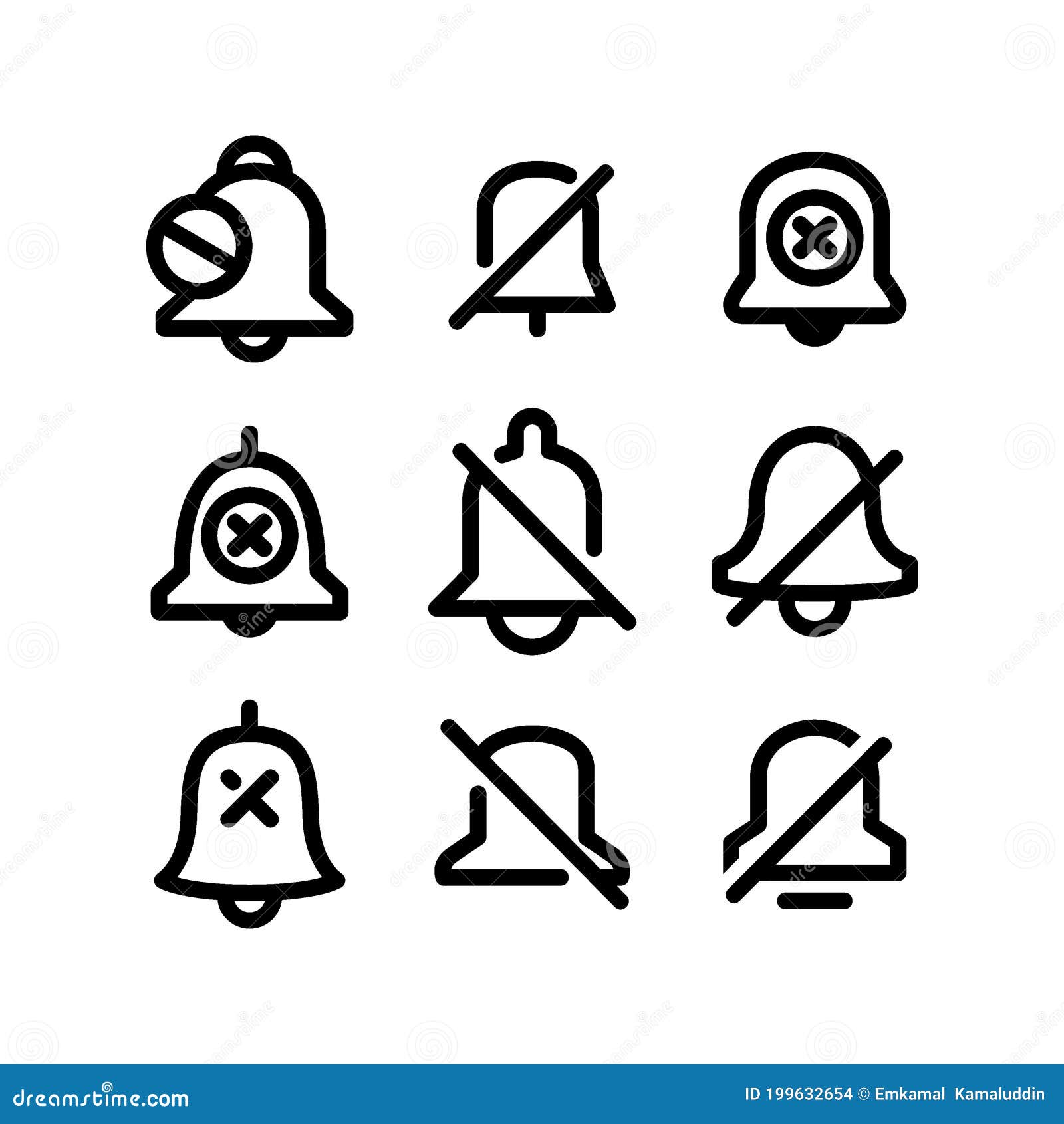 Stille Symbol Oder Logo Isolierte Zeichensymbolvektorillustration ...