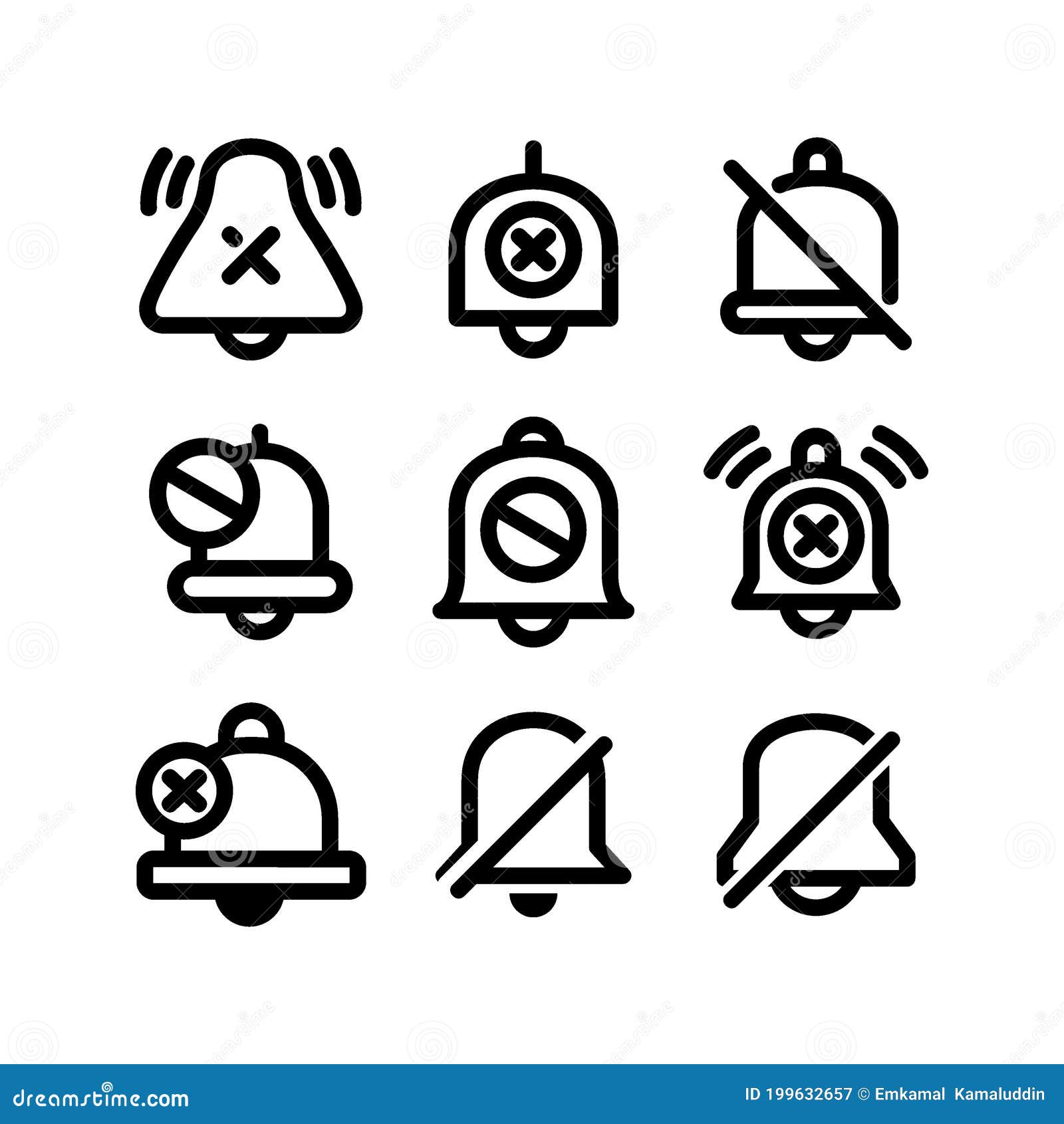 Stille Symbol Oder Logo Isolierte Zeichensymbolvektorillustration ...