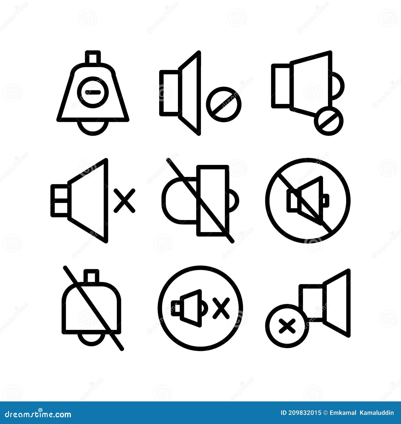 Stille Symbol Oder Logo Isolierte Zeichensymbolvektorillustration ...