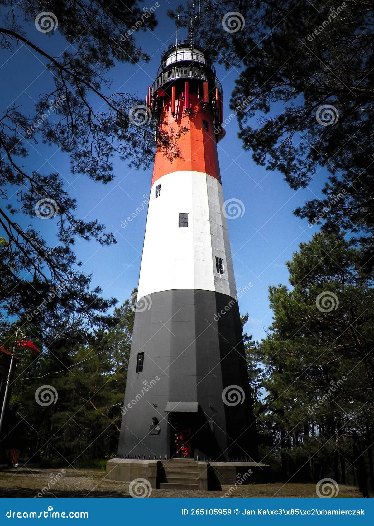 Stilo Lighthouse. Stilo, Poland Stock Image - Image of touristic, tower ...