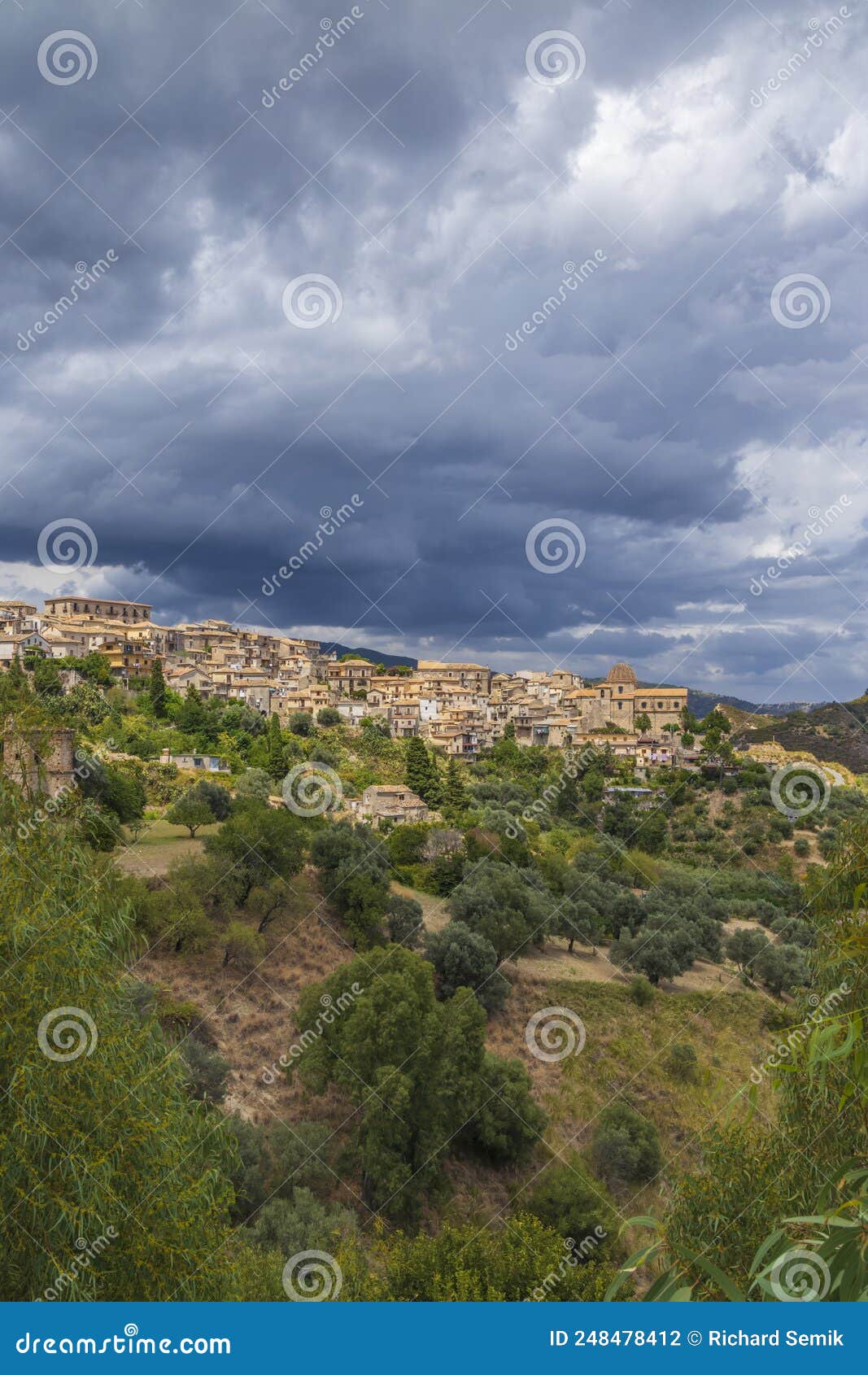 Stilo, Old Town in Calabria, Italy Stock Photo - Image of traditional ...