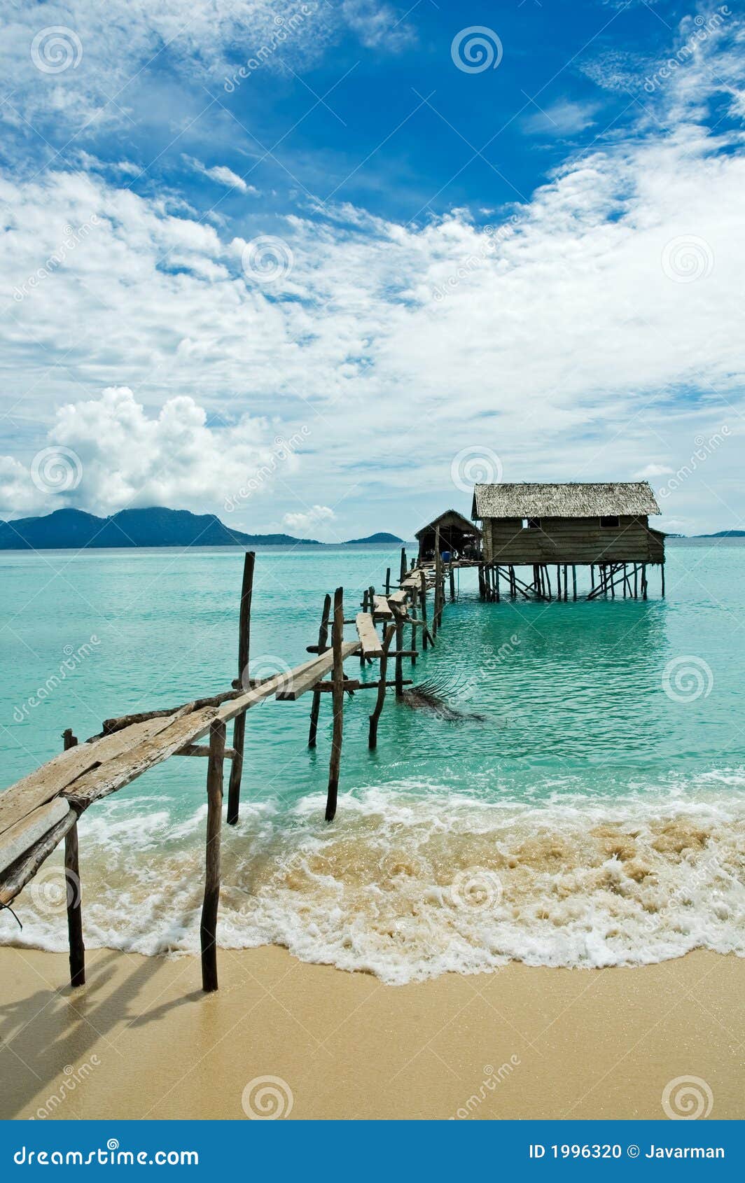 Stilt house stock photo. Image of summer, house, scene - 1996320