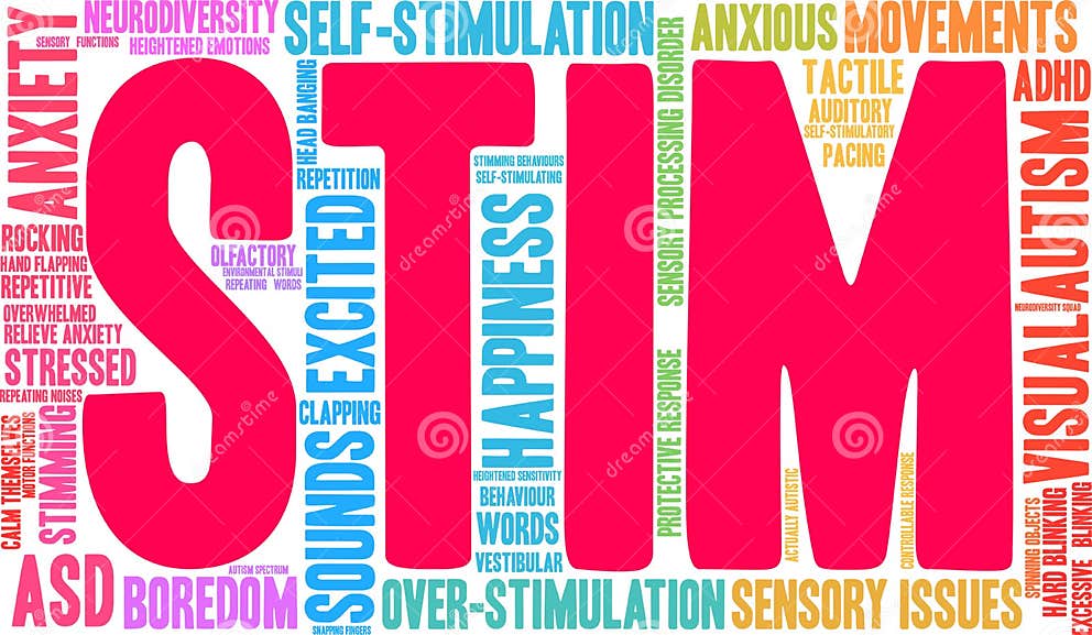 Stim Word Cloud stock vector. Illustration of clapping - 209621821