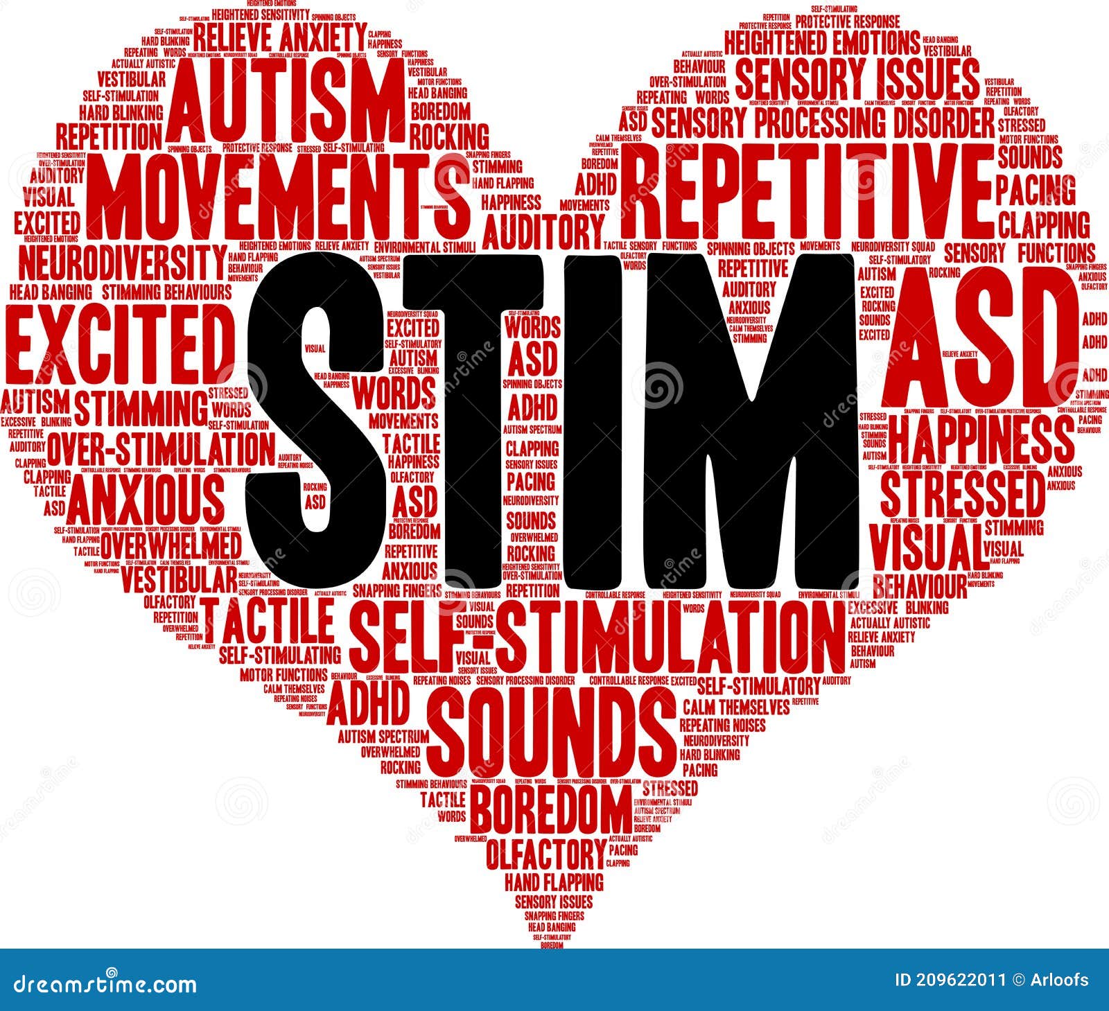 Stim Word Cloud stock vector. Illustration of hand, excited - 209622011