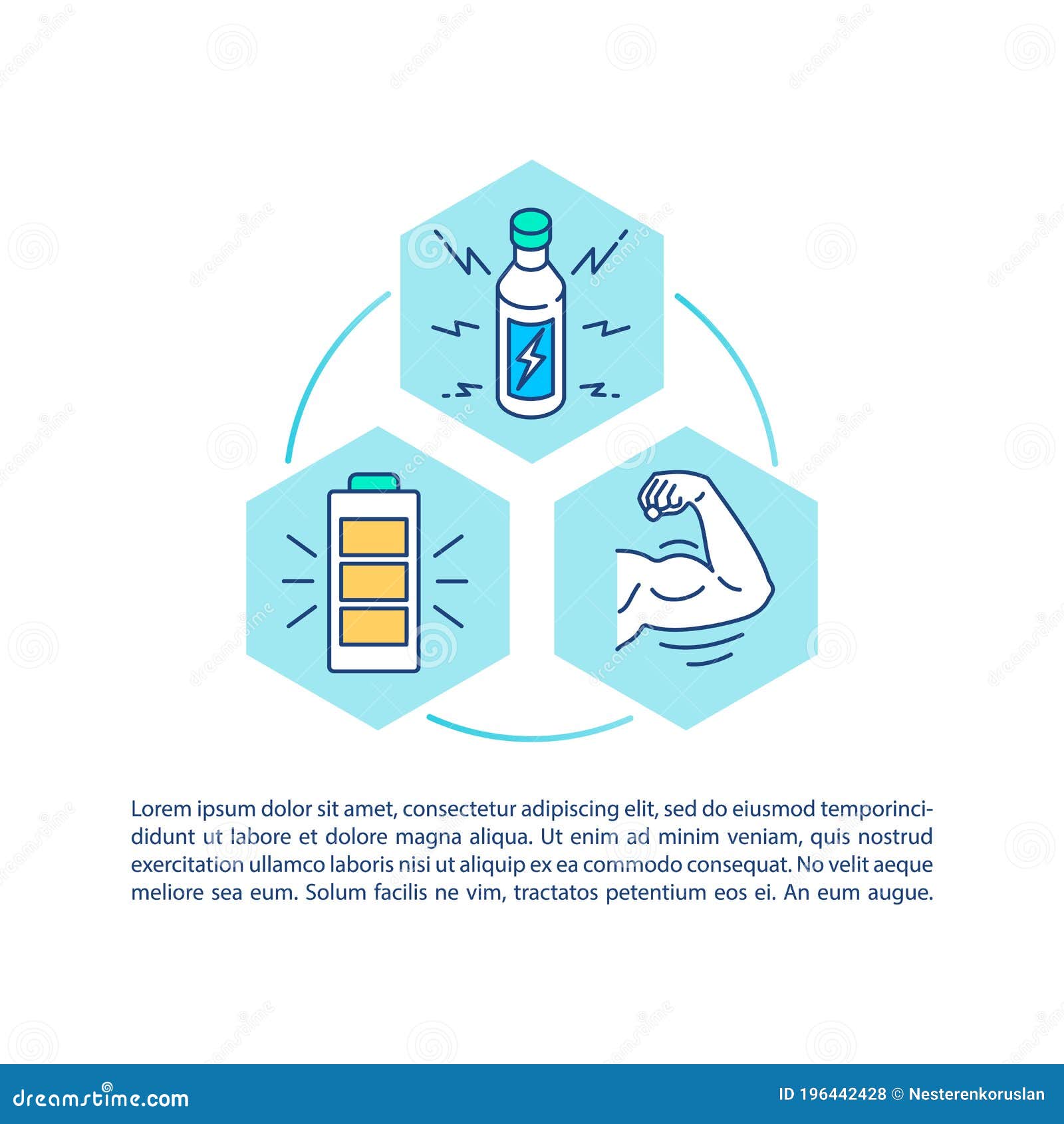 Stimulator Physical Active Concept Icon with Text Stock Vector ...