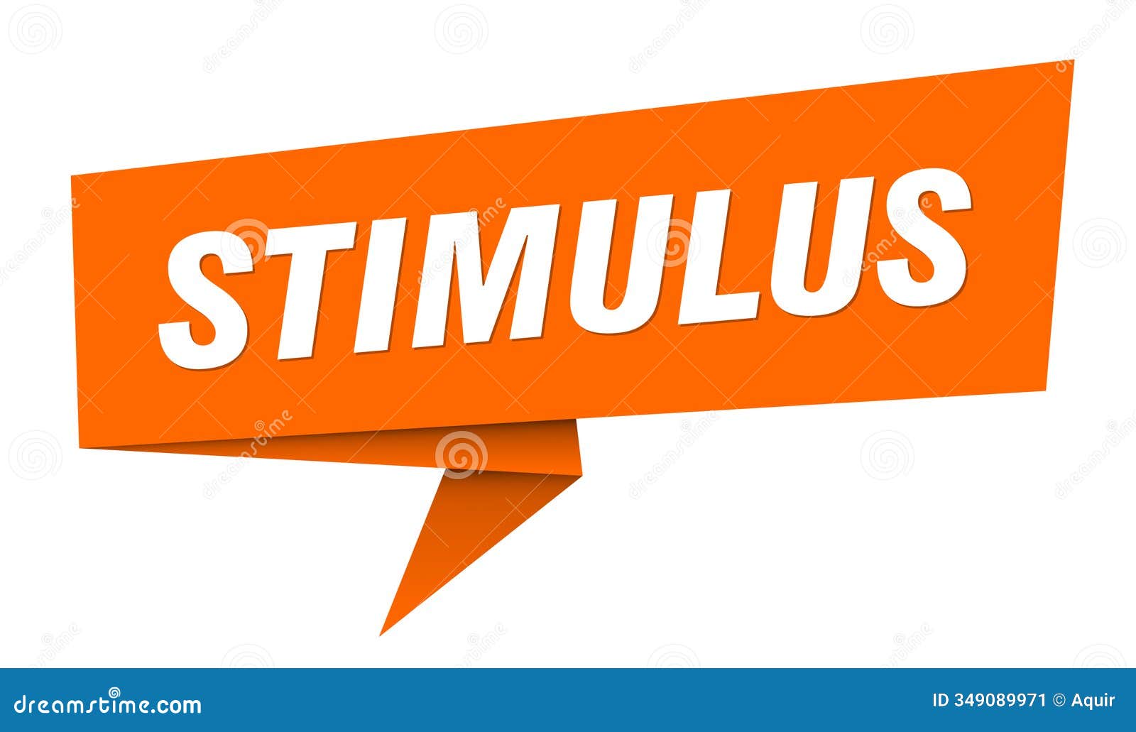 Stimulus Banner. Stimulus Speech Bubble, Label, Sticker, Sign Template ...