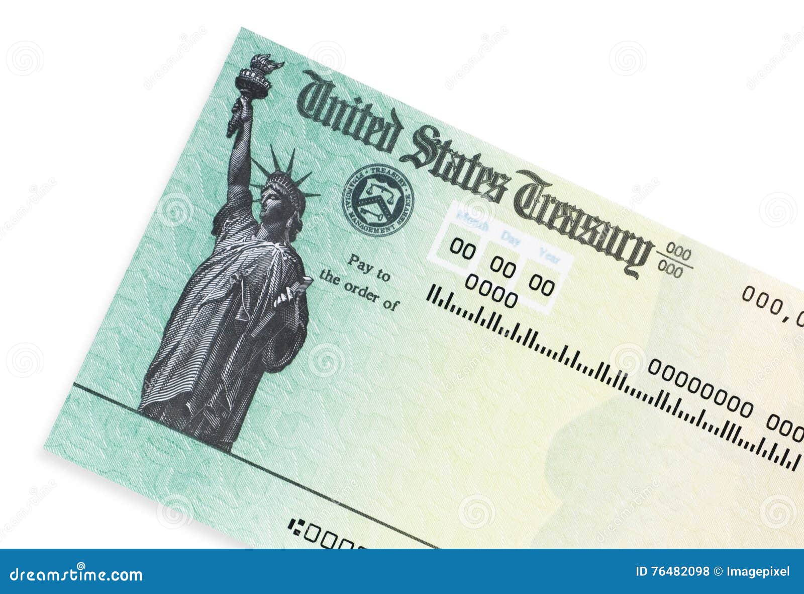 Stimulus Check stock photo. Image of finance, check, payroll - 76482098