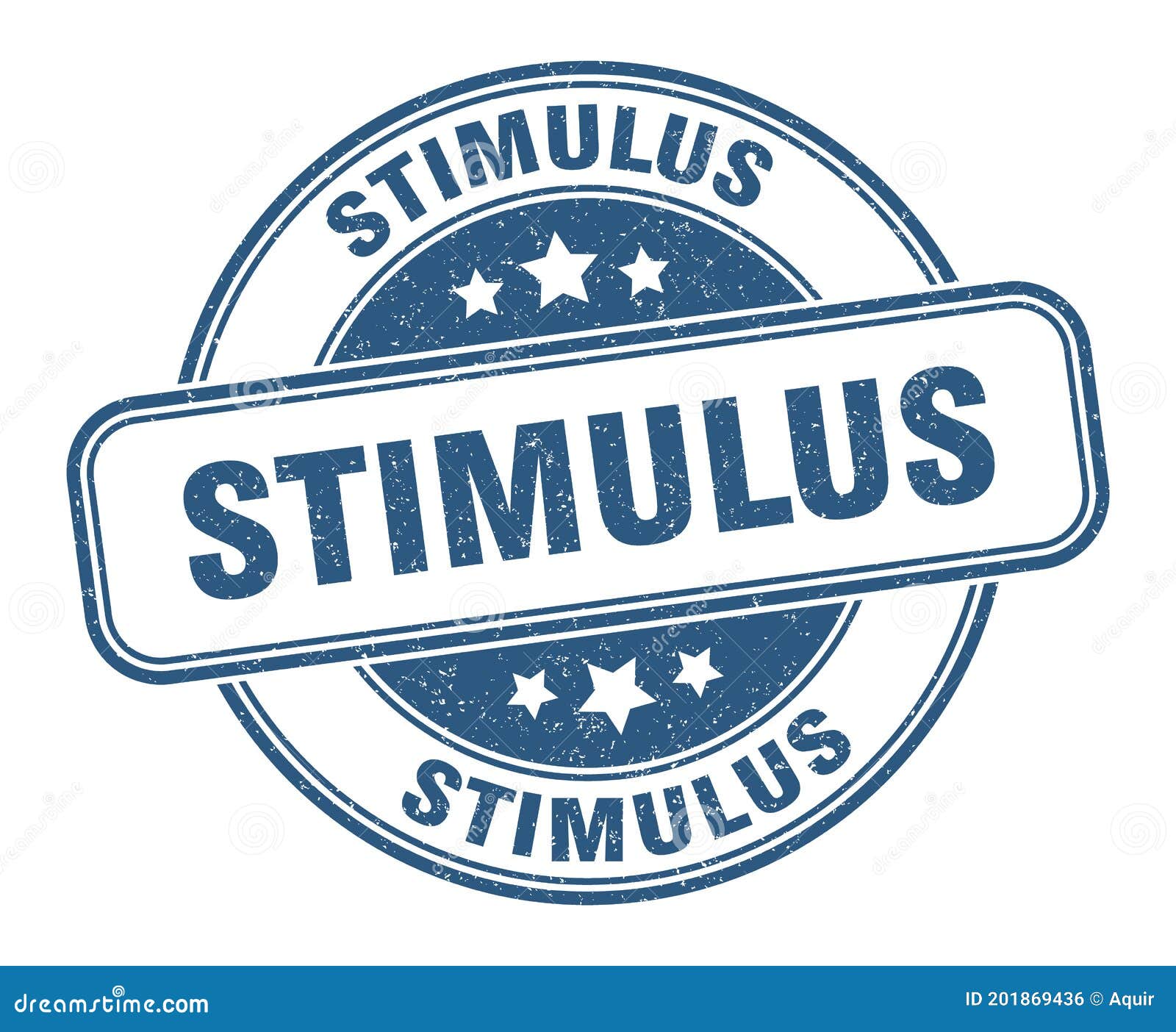 Stimulus Stamp. Stimulus Label. Round Grunge Sign Stock Vector ...