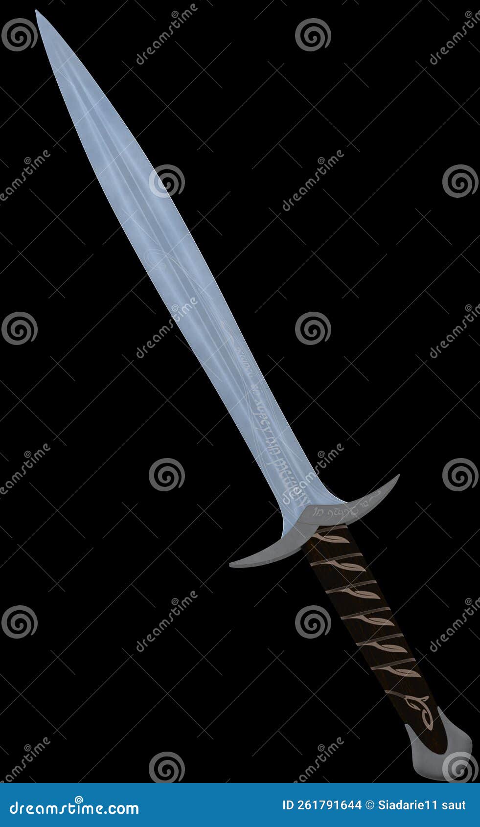 Sting Sword of Frodo stock illustration. Illustration of hobbit - 261791644