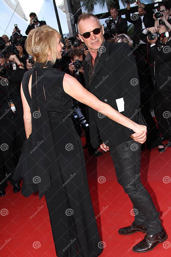 Sting and Trudie Styler editorial photography. Image of talent - 26538752