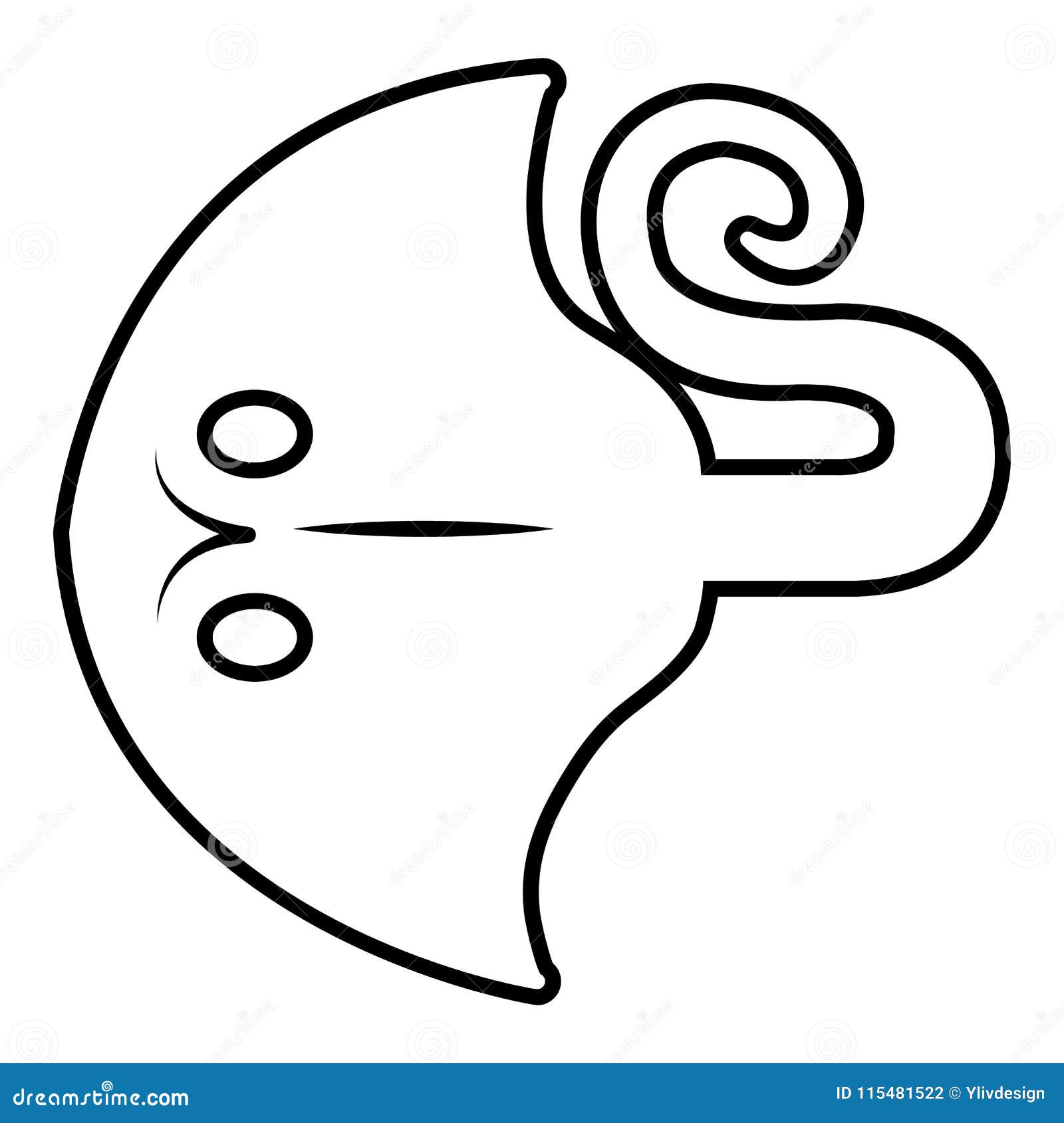 Stingray Icon, Outline Style Stock Vector - Illustration of needle ...