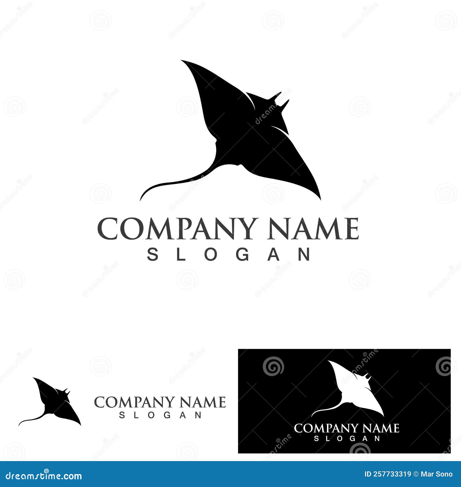 Stingray Logo and Symbol Vector Stock Vector - Illustration of design ...