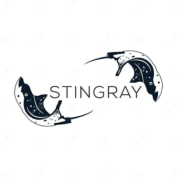 Stingray logo vector. stock illustration. Illustration of icon - 286881472