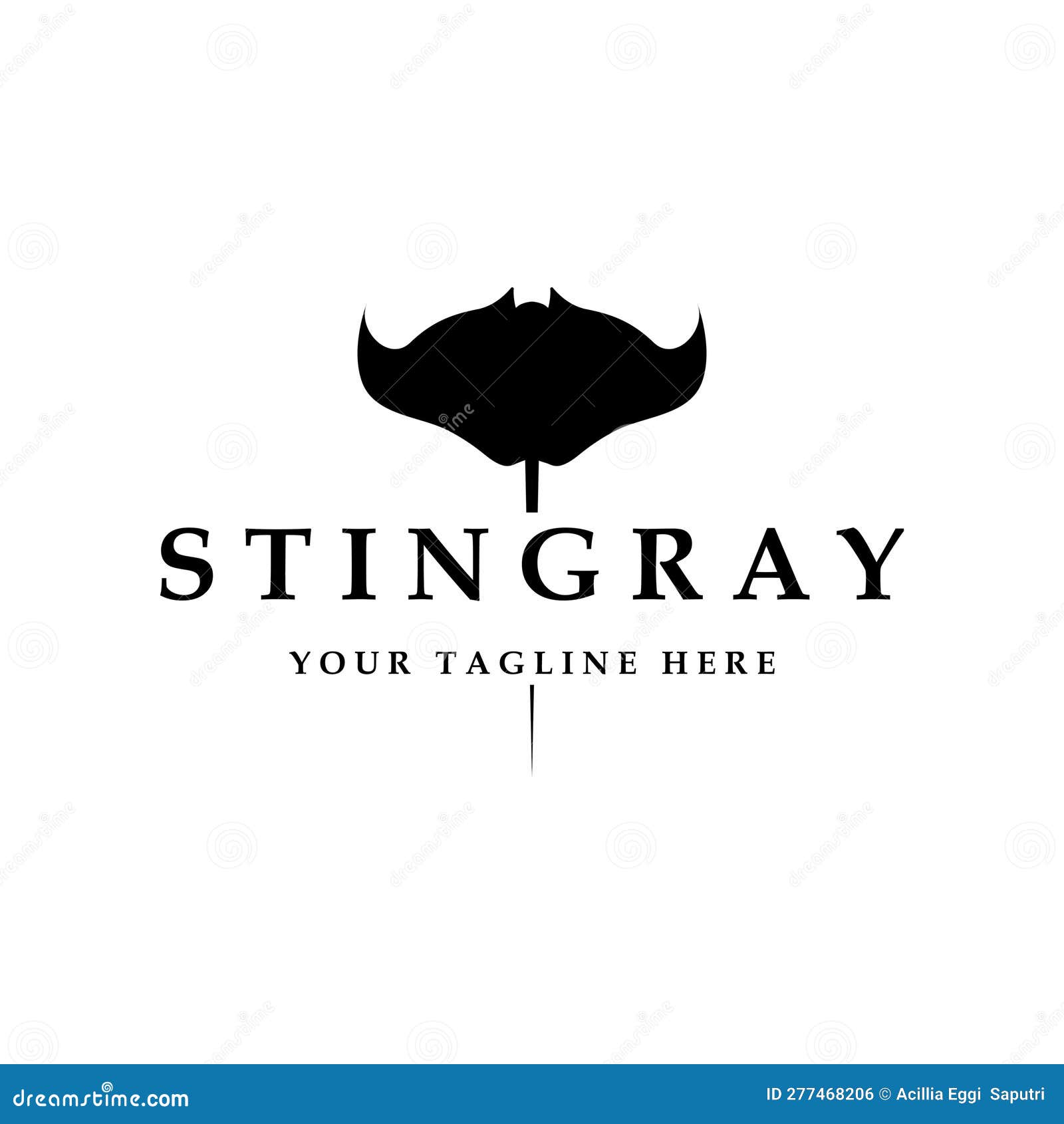 Stingray logo vector stock vector. Illustration of sport - 277468206