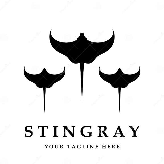 Stingray logo vector stock vector. Illustration of symbol - 277468260