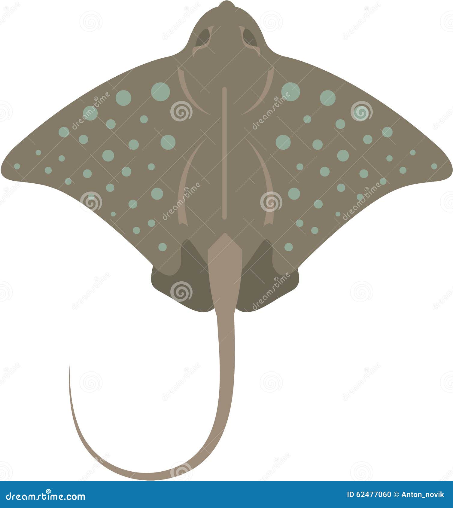 Stingray Vector Line Icon, Symbol, Pictogram, Sign. Light Abstract ...