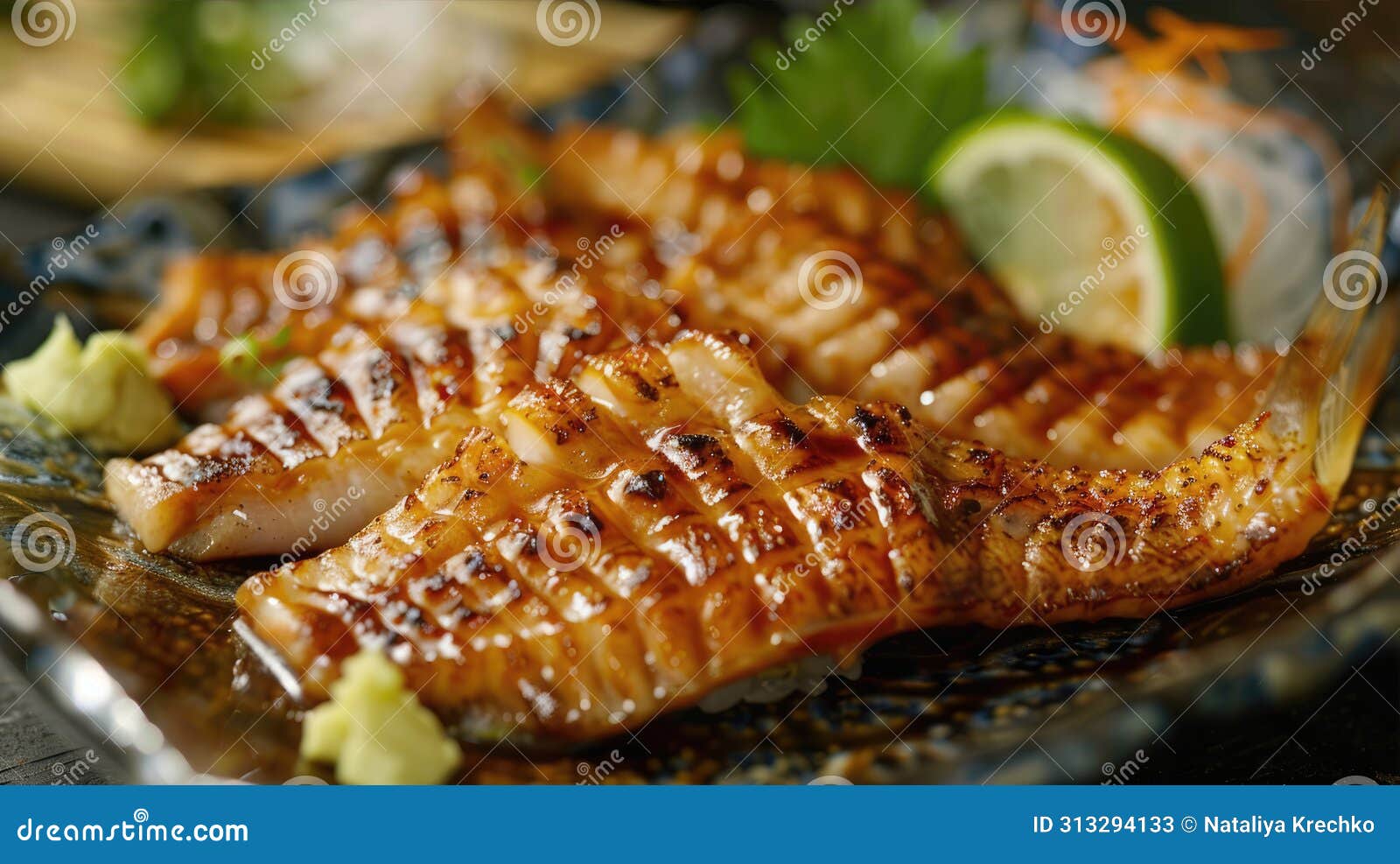 Stingray Wings. Traditional Dish of Japan Stock Image - Image of ...