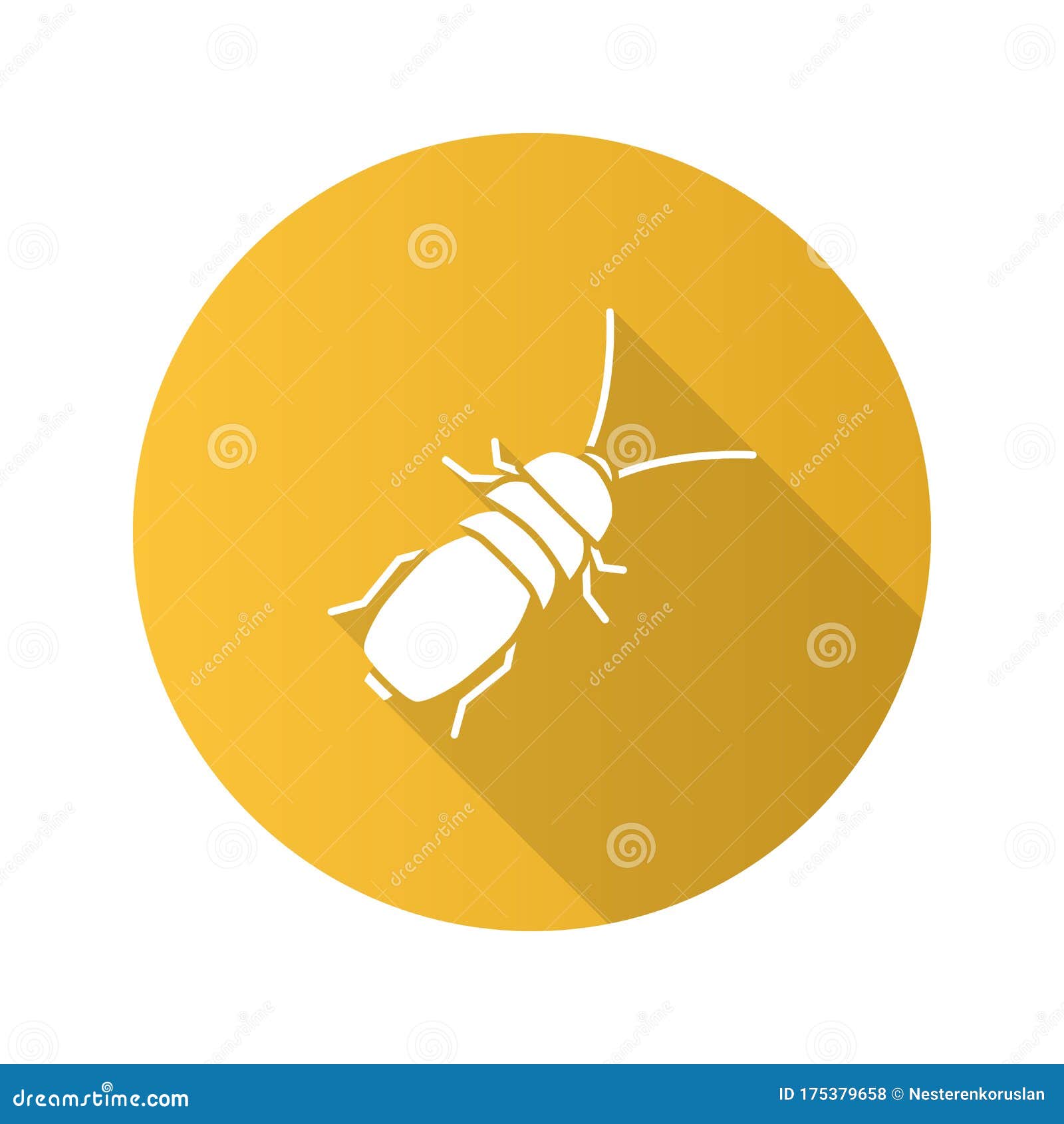 Stink Beetle Flat Design Long Shadow Glyph Icon Stock Vector ... Stink Beetle Flat Design Long Shadow Glyph Icon Stock Vector ...