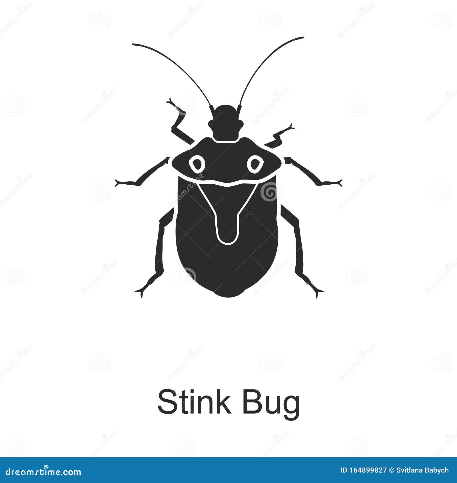 Stink Bug Vector Icon.Black Vector Icon Isolated on White Background ... Stink Bug Vector Icon.Black Vector Icon Isolated on White Background ...