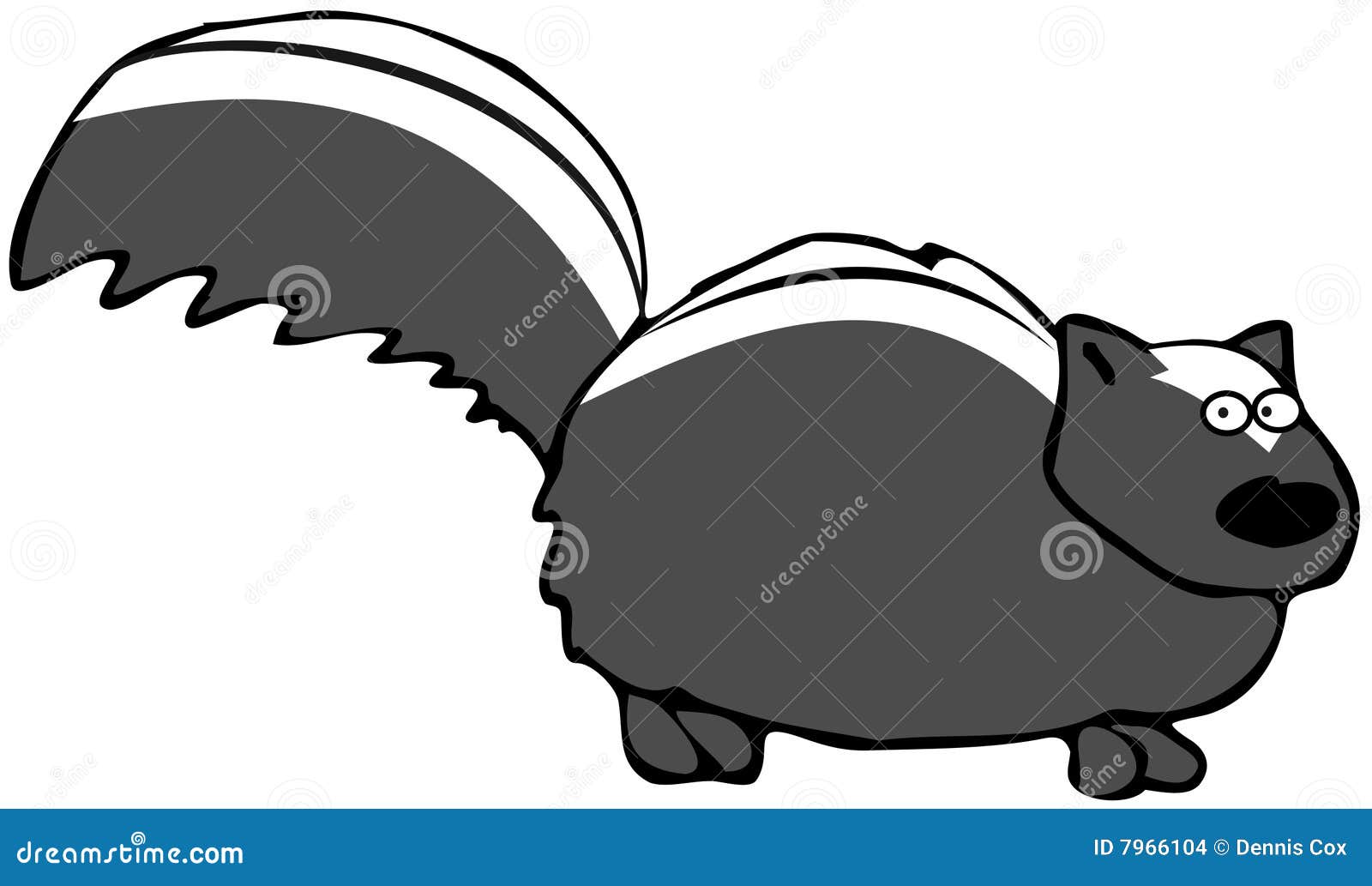 Stinkdier stock illustratie. Illustration of dier, wild - 7966104