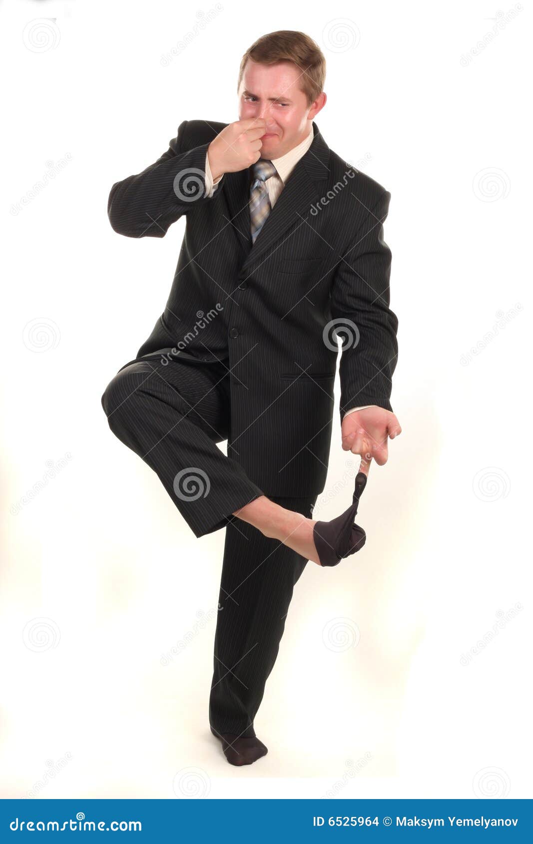 Stinken Sie Socken stockfoto. Bild von hemd, socke, erwachsener - 6525964