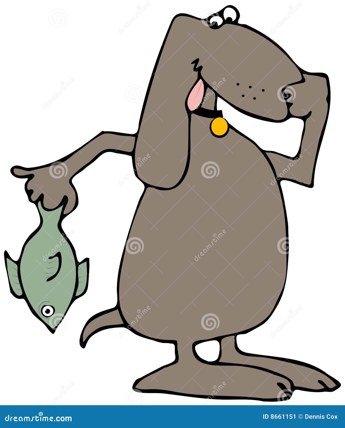 Stinky Fish stock illustration. Illustration of odor, collar - 8661151