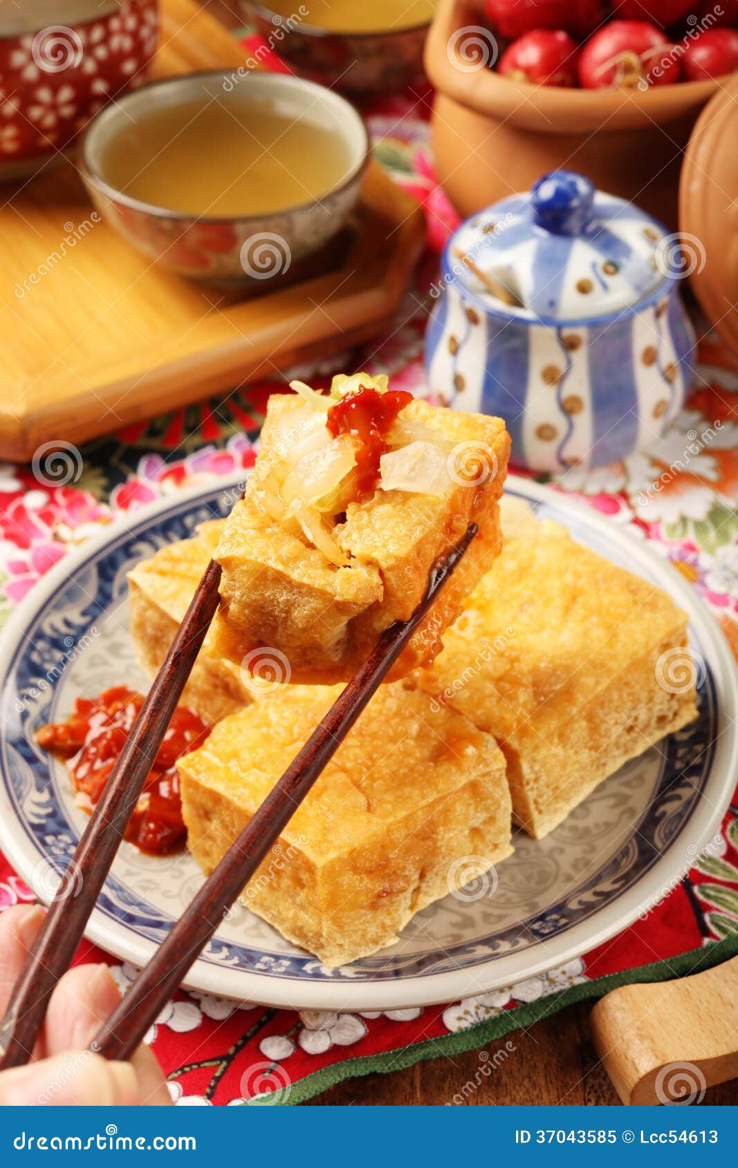 Stinky tofu stock image. Image of food, plate, tropical - 37043585