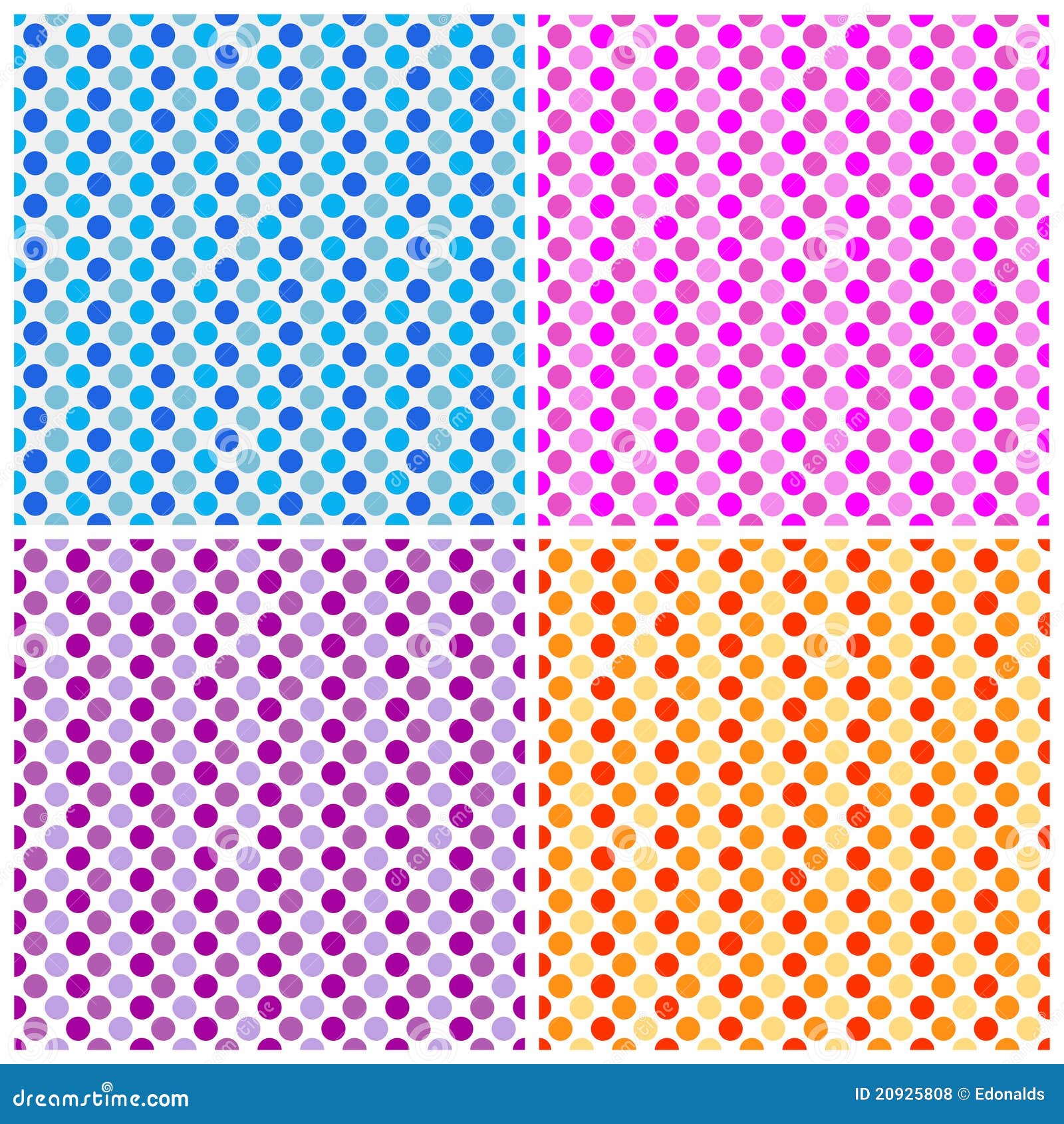 Stippen - Naadloos Patroon stock illustratie. Illustration of blauw ...