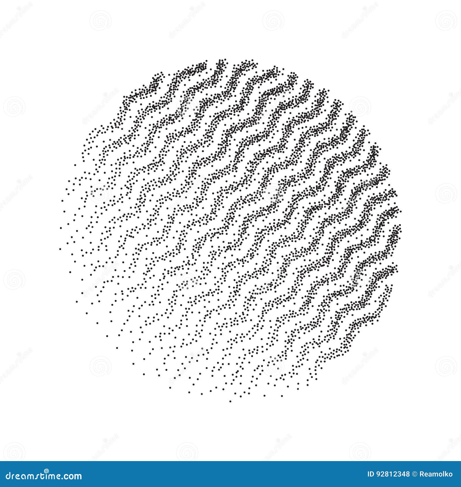 Stipple Dots Effect Abstract Background. Stock Vector - Illustration of ...