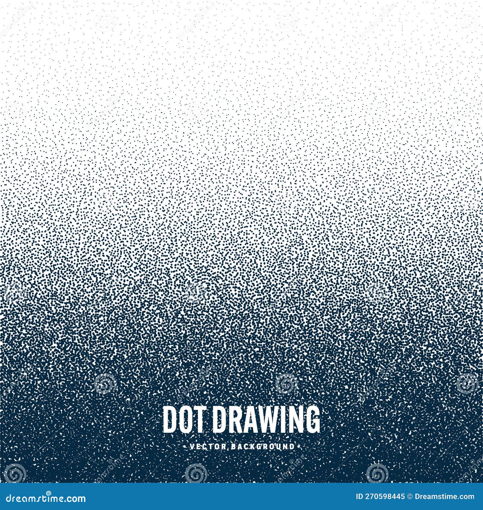 Stipple Pattern, Dotted Geometric Background. Stippling, Dotwork ...