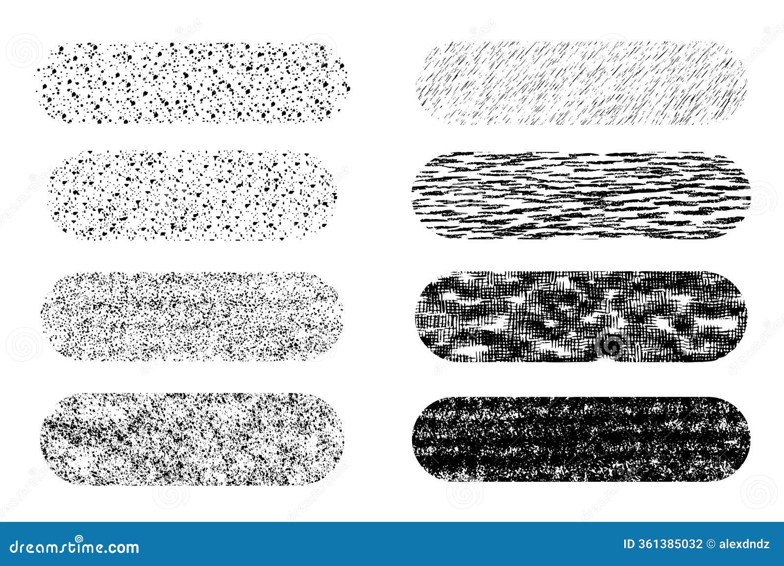 Stipple Scatter Brush, Ink Drawing And Texturing. Fading Gradient ...