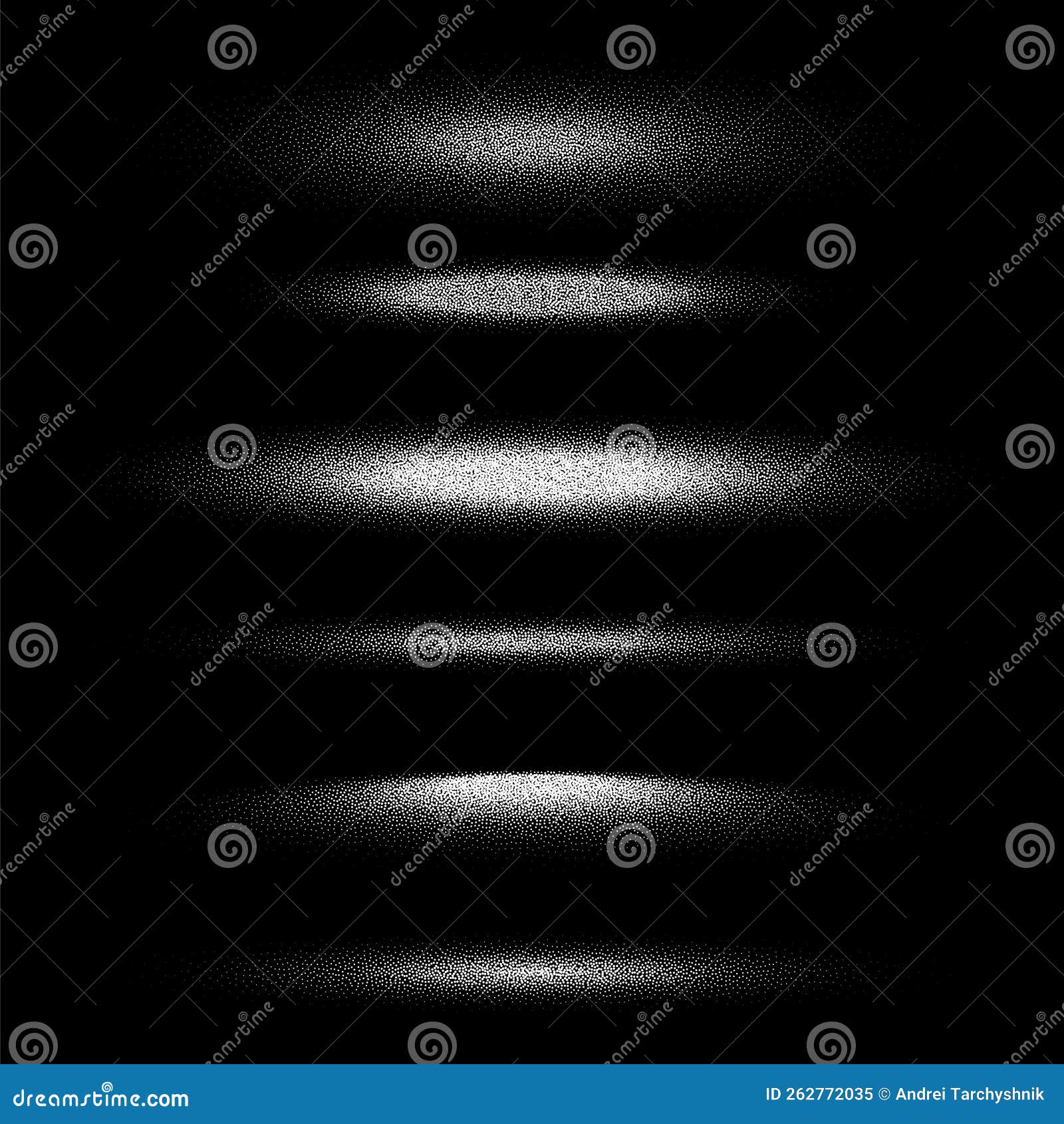 Stipple Shadows Set, Dotted Design Elements. Fading Gradient. Stippling ...